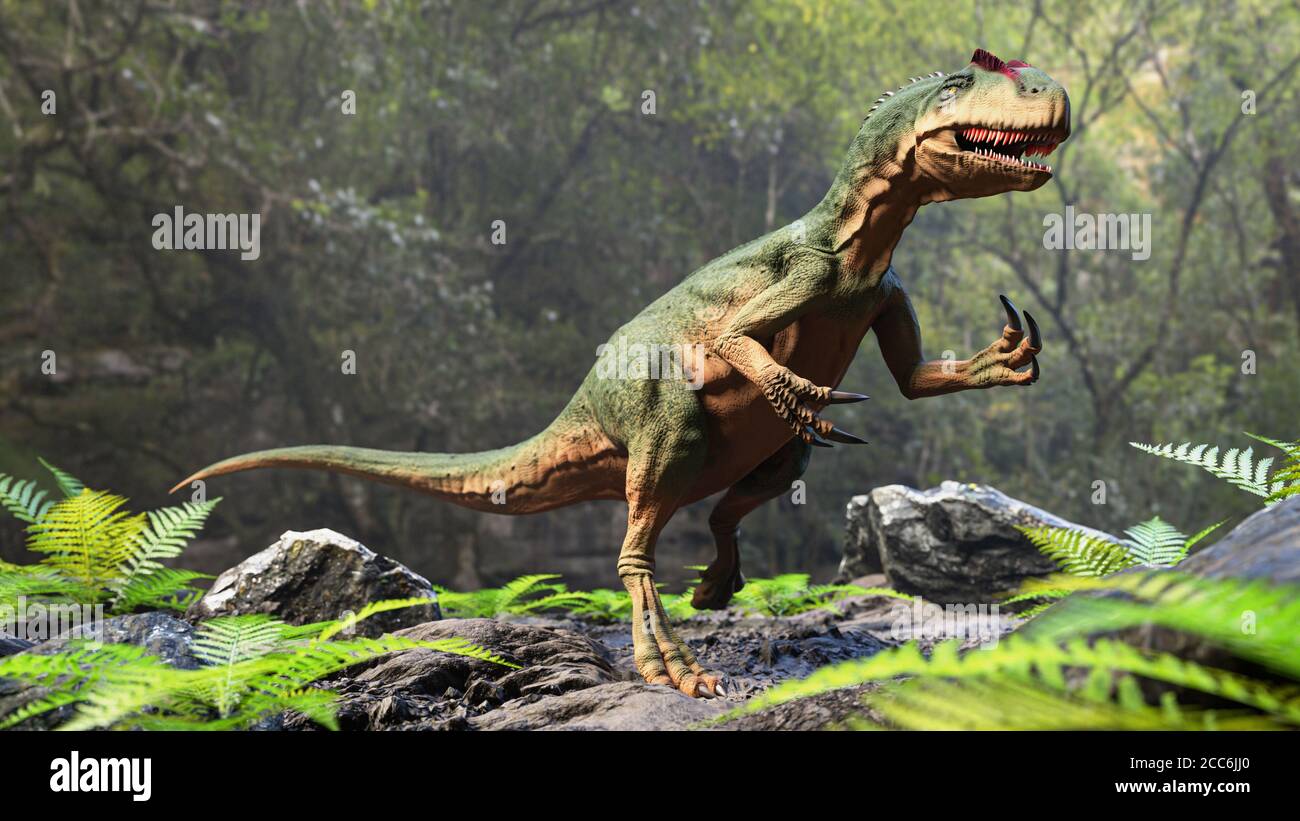 Realistic dinosaurs Banque de photographies et d’images à haute résolution - Alamy