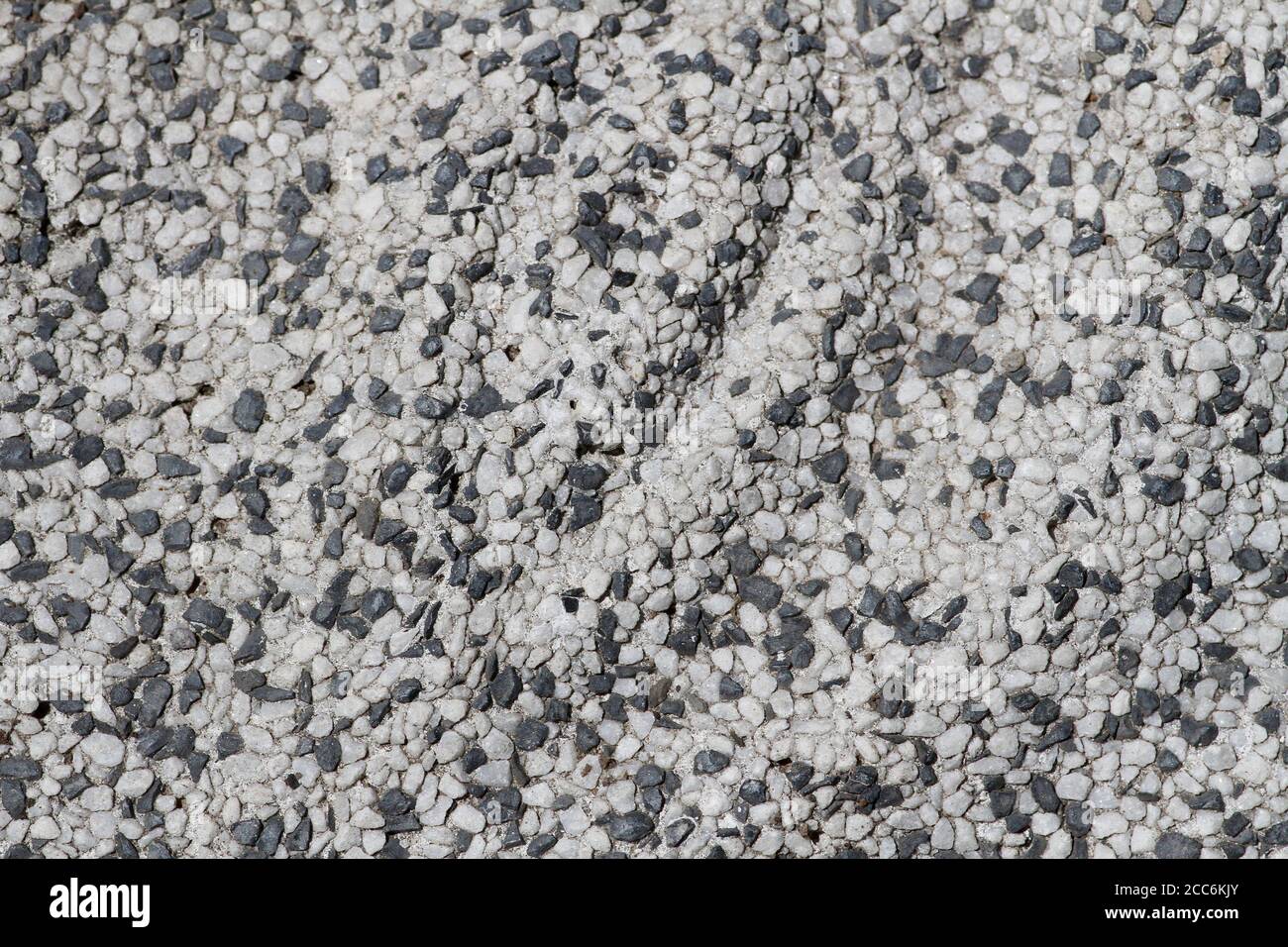 Béton, plâtre, revêtement de mur, sol en petits cailloux. Béton fait en ...