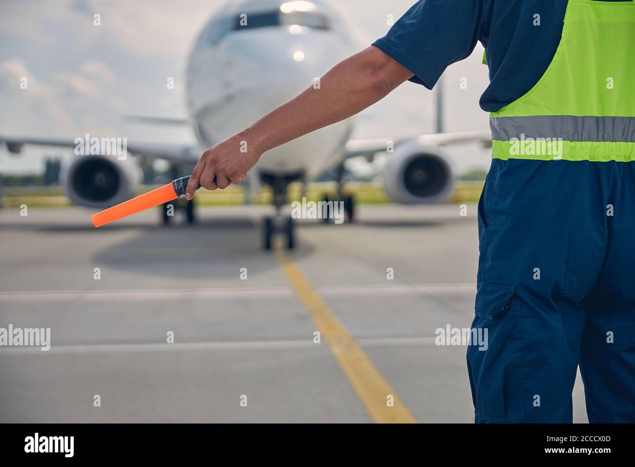Marshalling Signal Banque d'image et photos - Alamy