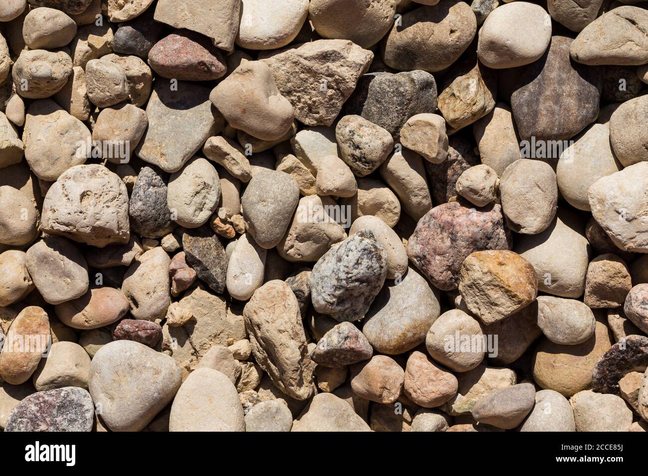 Détails de texture des galets de pierre ou arrière-plan des galets de ...