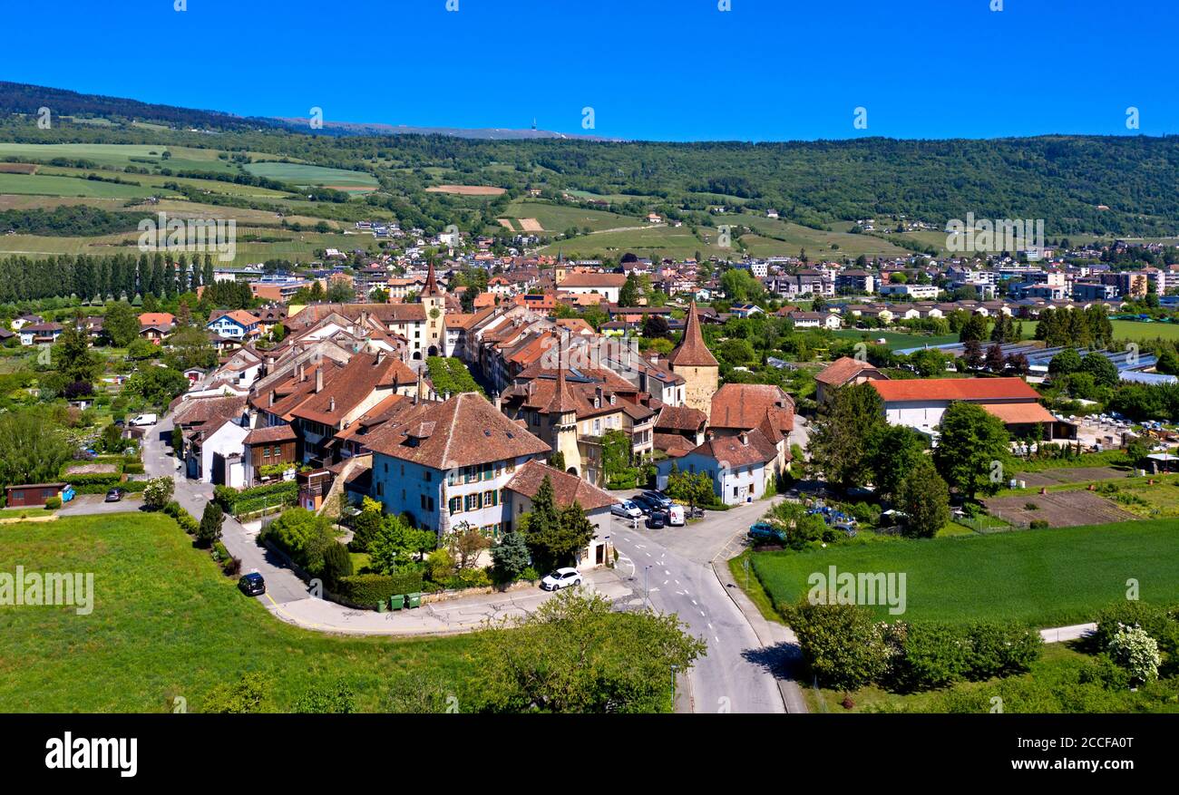 La ville historique du landeron Banque de photographies et d’images à ...