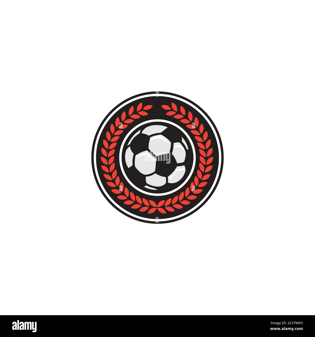 Logo du football, modèles d'emblème Image Vectorielle Stock - Alamy