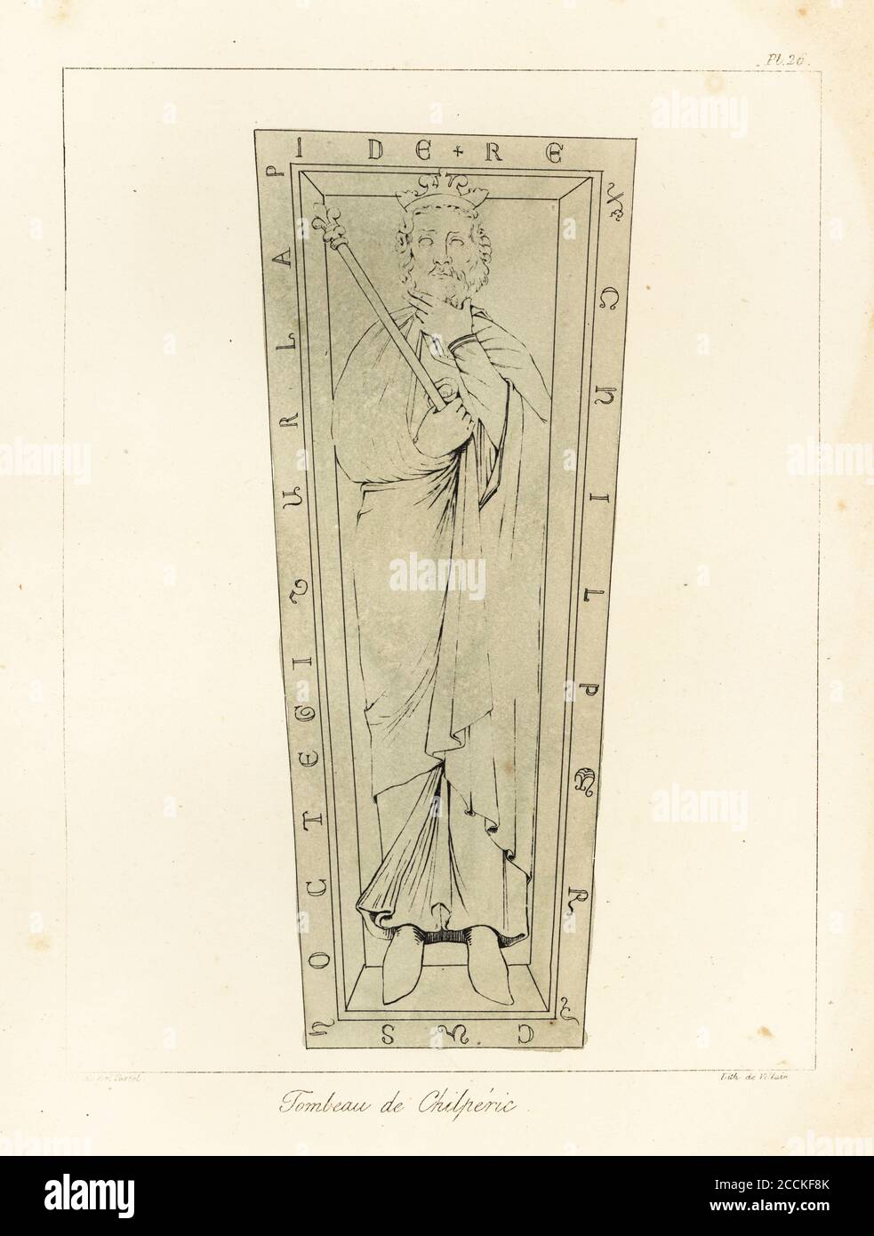 Dynastie mérovingienne chilperic Banque de photographies et d’images à ...