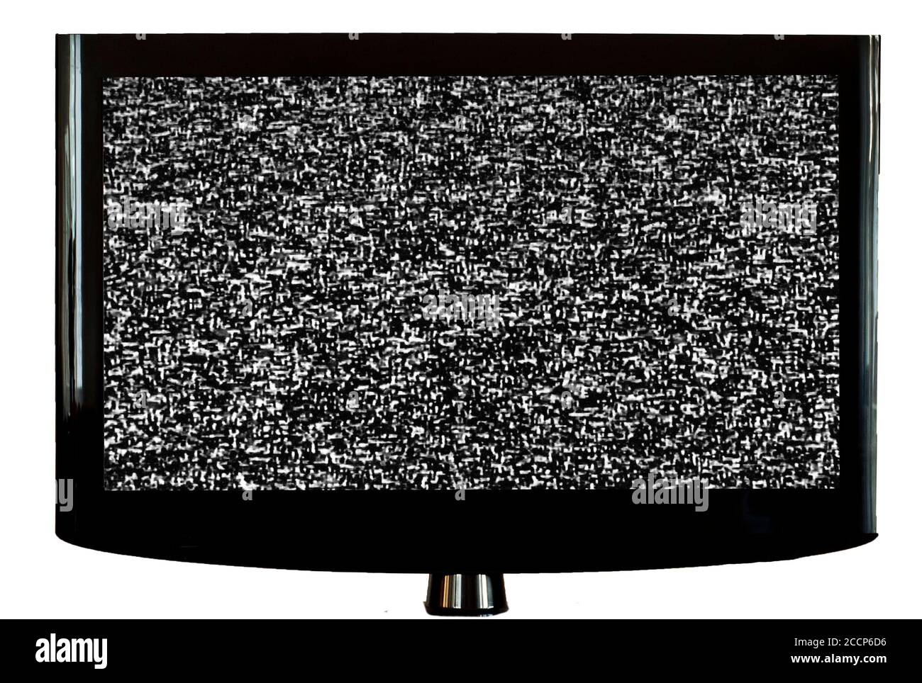 écran de télévision avec bruit statique Banque de photographies et d ...