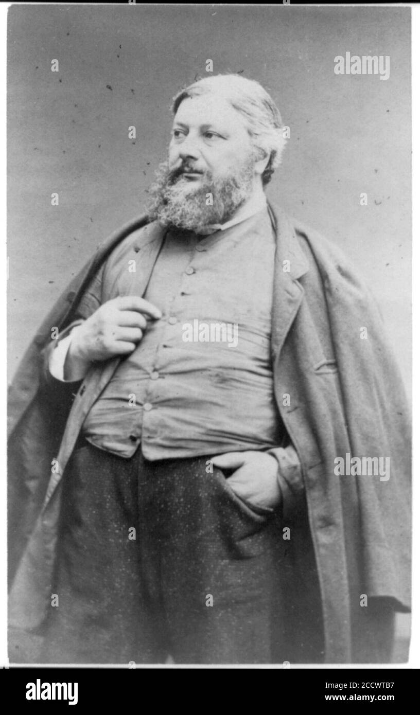 Jean désir gustave courbet Banque d'images noir et blanc - Alamy