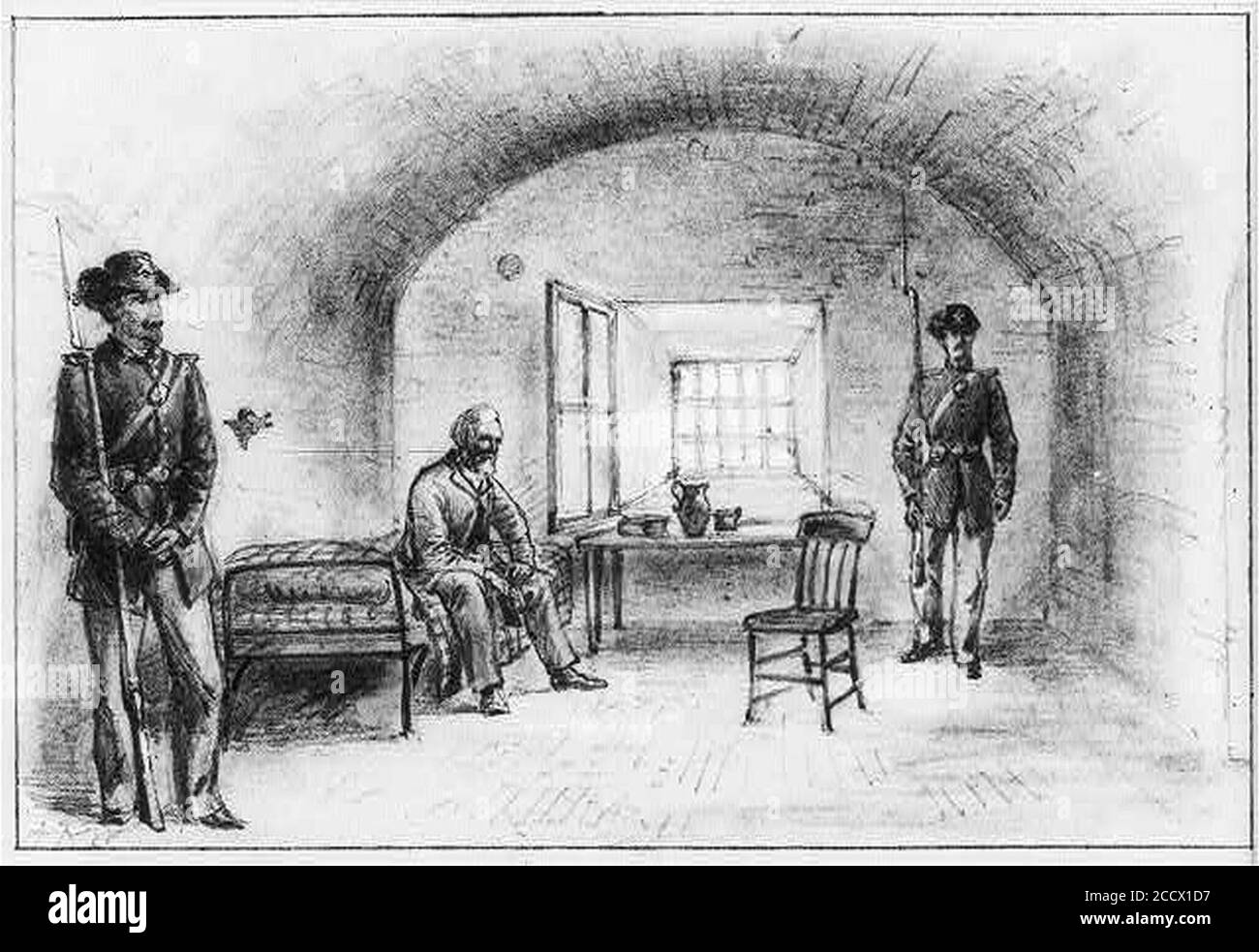 La capture de jefferson davis Banque de photographies et d’images à ...