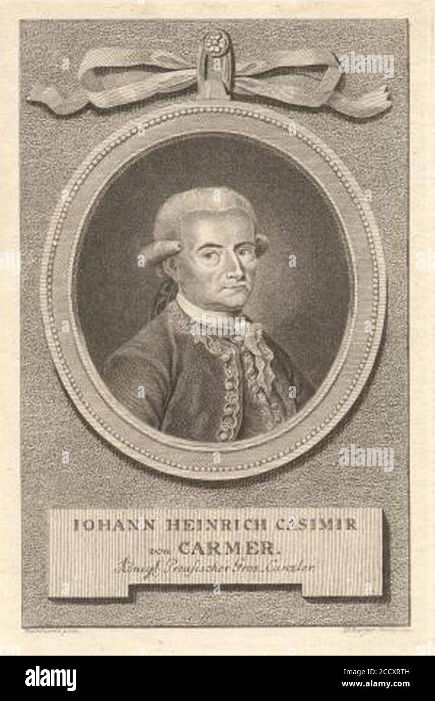 Johann heinrich casimir von carmer Banque de photographies et d’images ...