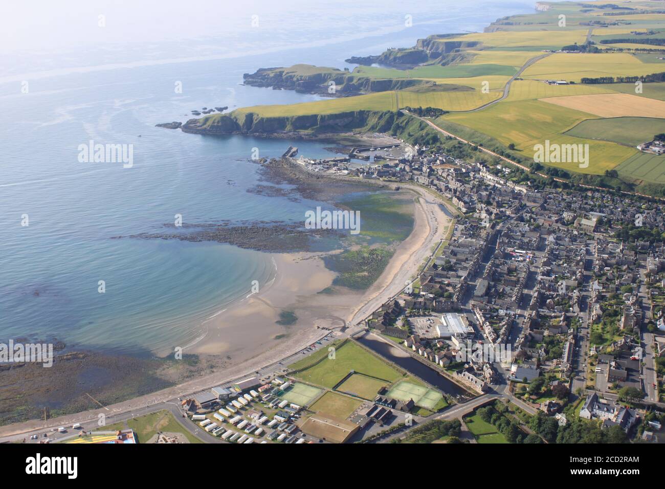 Plage du port de stonehaven Banque de photographies et d’images à haute ...
