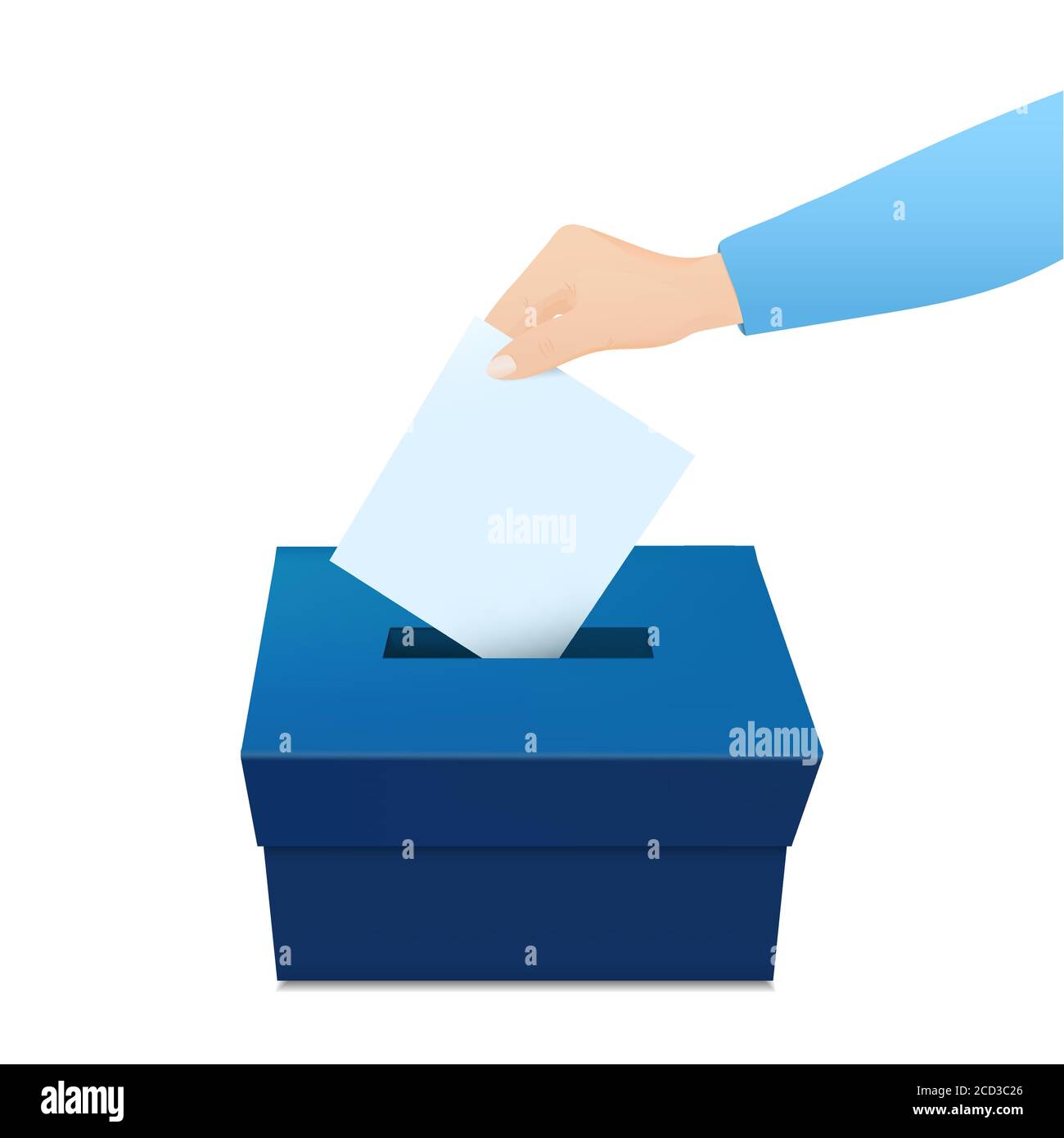 Blank vote Banque d'images vectorielles - Alamy