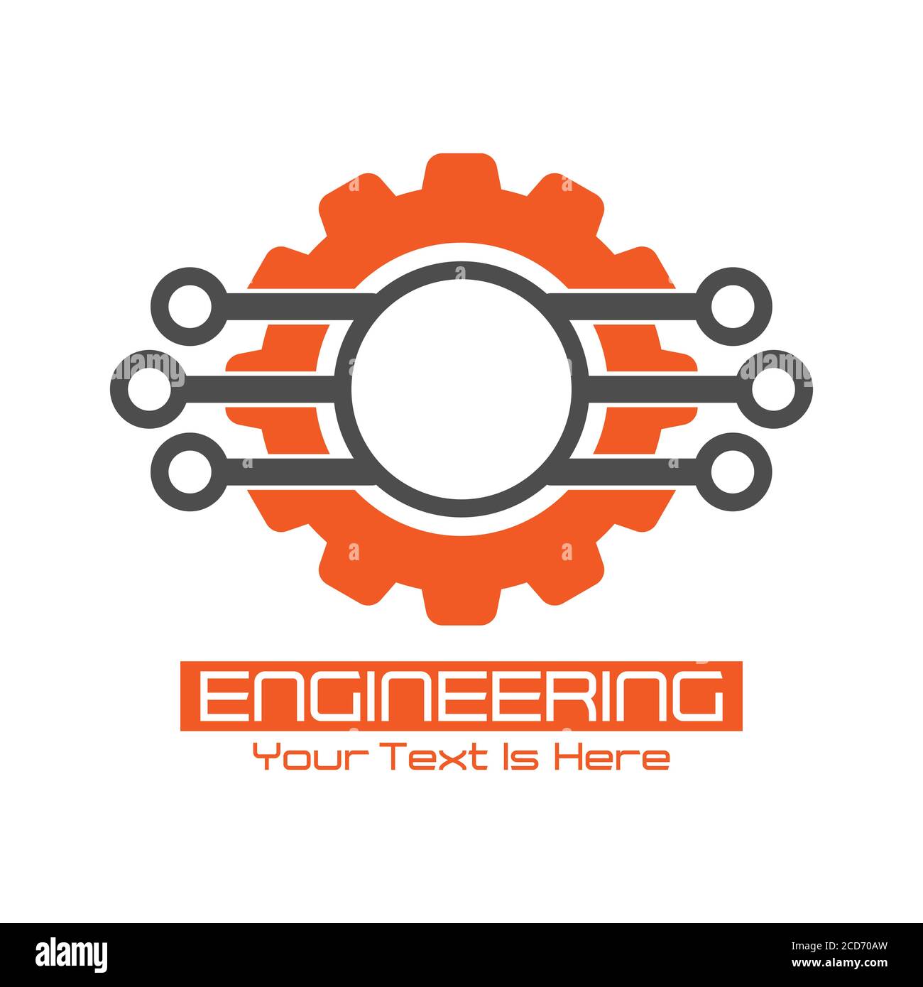 Logo technique. Illustration à vecteur de couleur pour logo ...