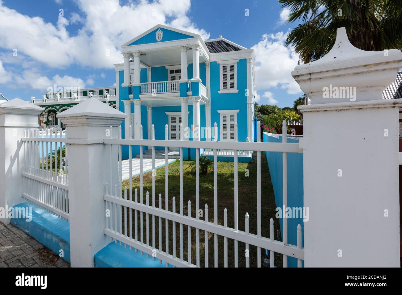 Cette maison historique dans le quartier Scharloo du quartier de Punda ...