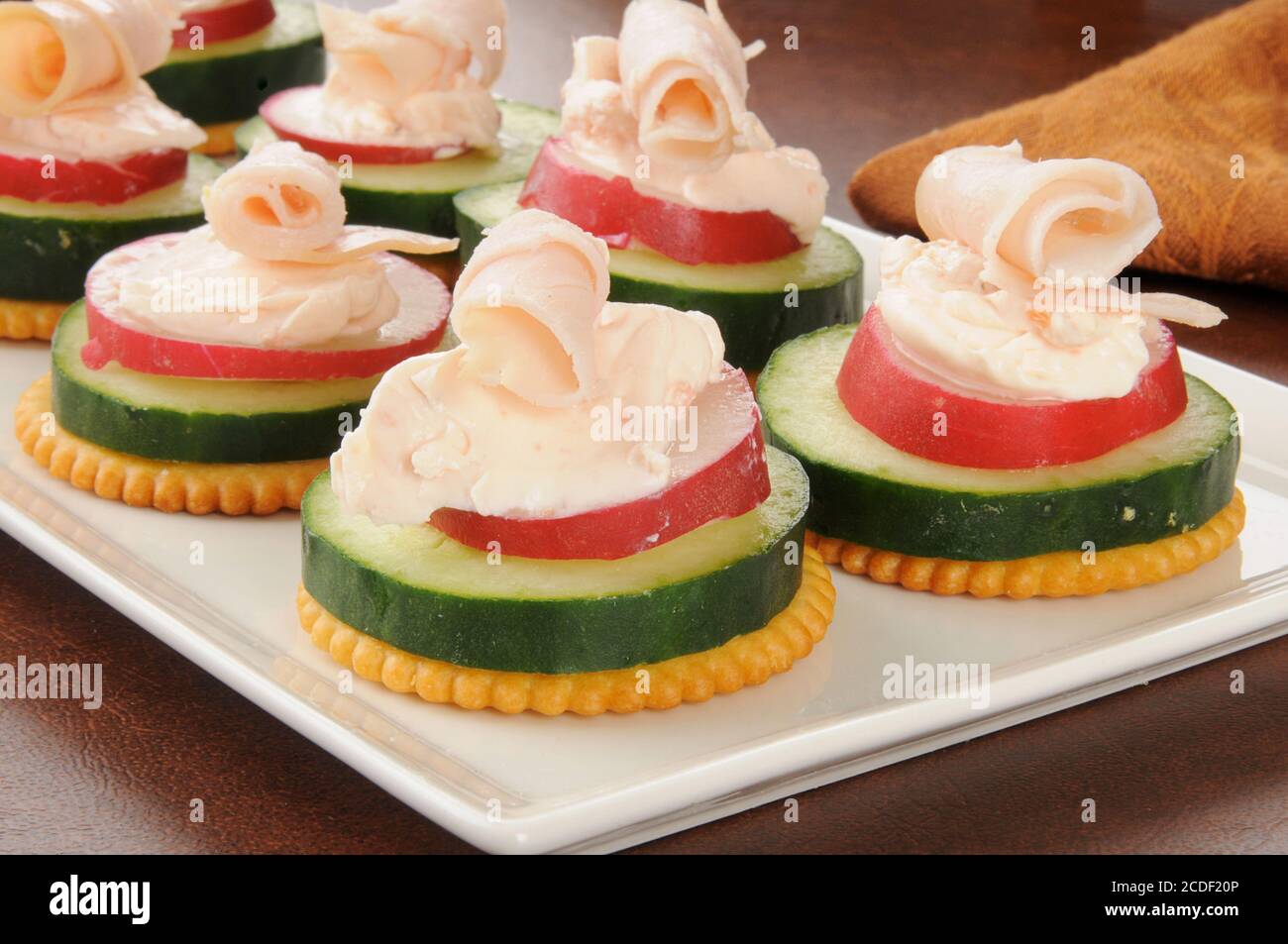 Canapes of turkey Banque de photographies et d’images à haute ...