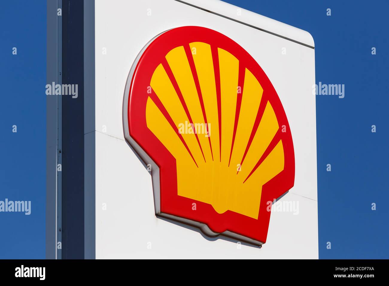 Shell Logo Shell Logo Shell Logo Banque d'image et photos - Alamy