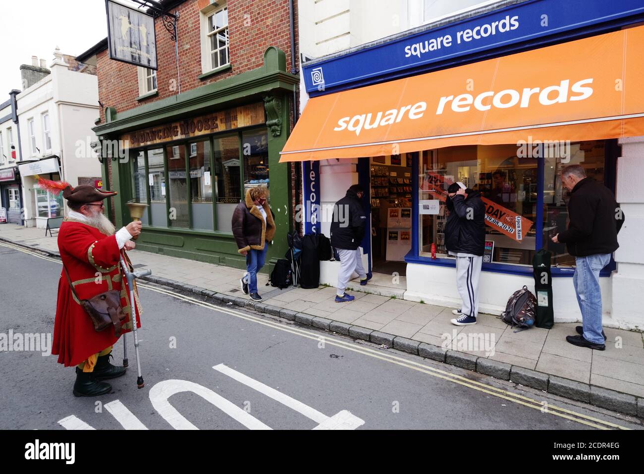 Chris town crier wimborne pour rsd 2020 Banque de photographies et d ...