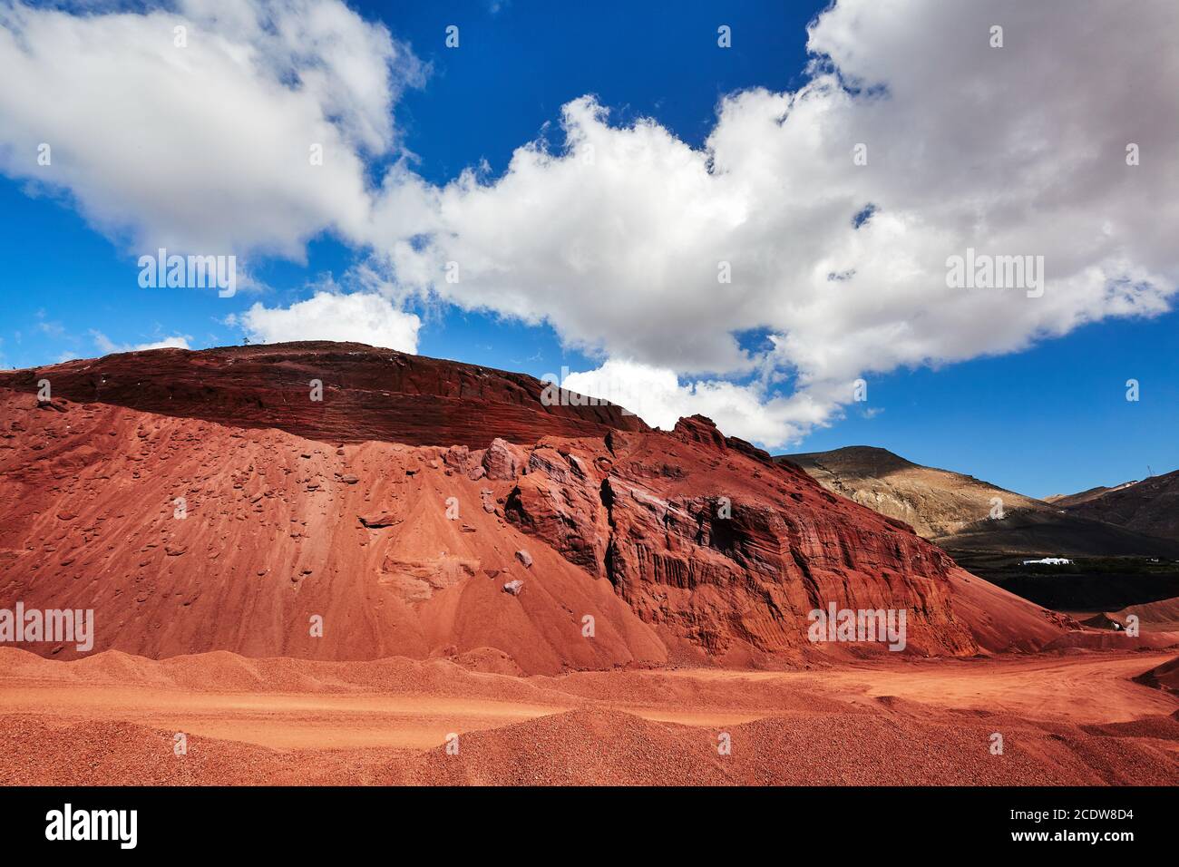Roche volcanique rouge Banque de photographies et d’images à haute ...