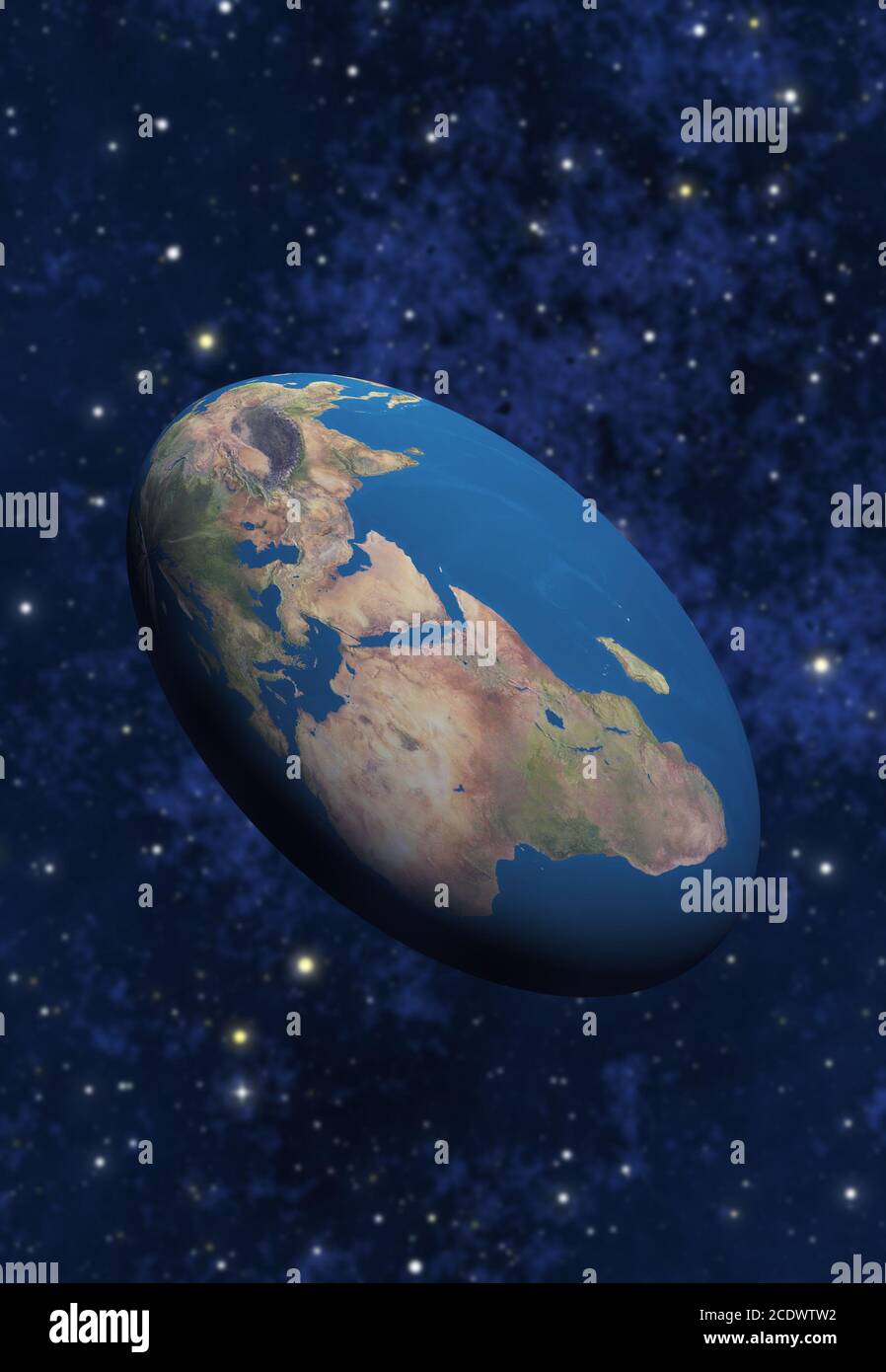 Théorie de la terre plate Banque de photographies et d’images à haute ...