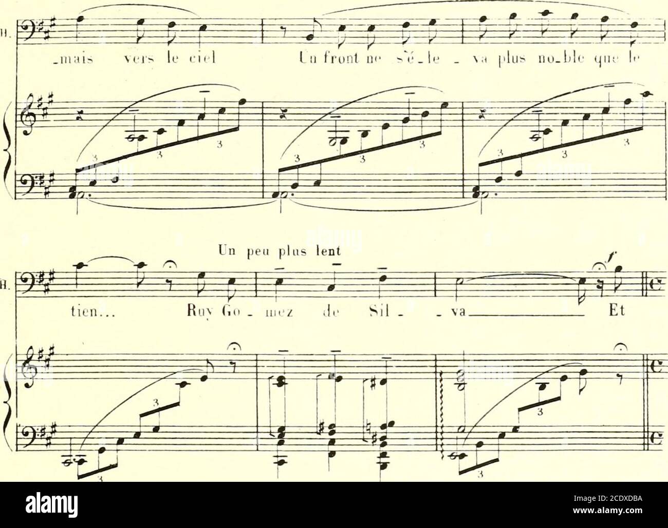 . Hernani : opéra en cinq actes . Pressez asi-/ -^- -^ -i^ -«? -•? 1* ...