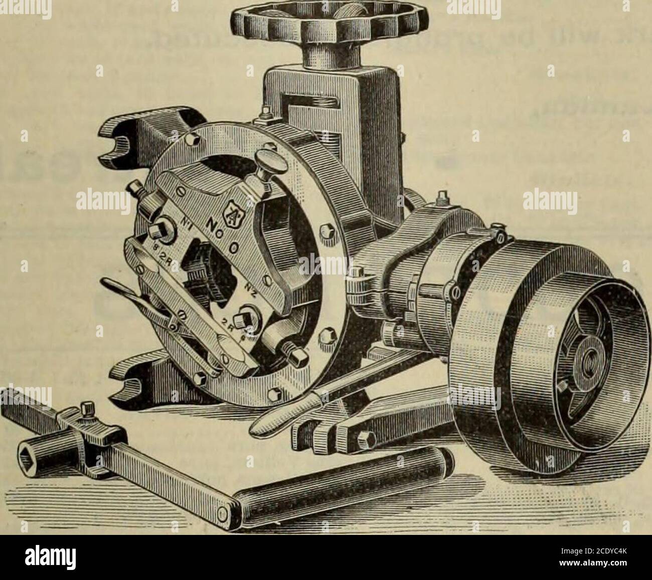 Pipe threading machine Banque de photographies et d’images à haute ...