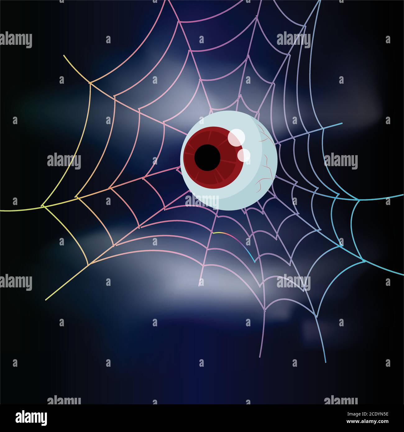 Oeil sanglant Banque d'images vectorielles - Alamy