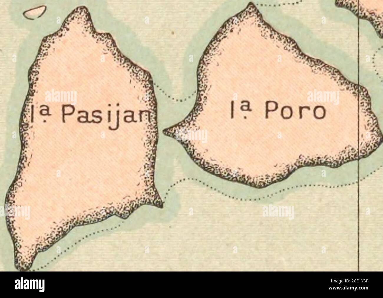 . Atlas des îles Philippines . Signos ISLA DE LEYTE oJaligüéj ...