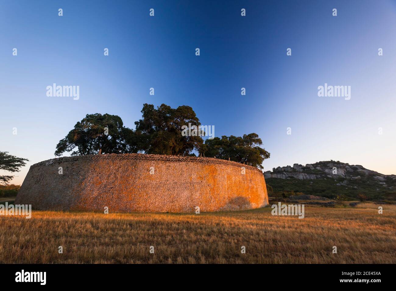 Ruines du grand Zimbabwe, structure principale 'la Grande enceinte ...