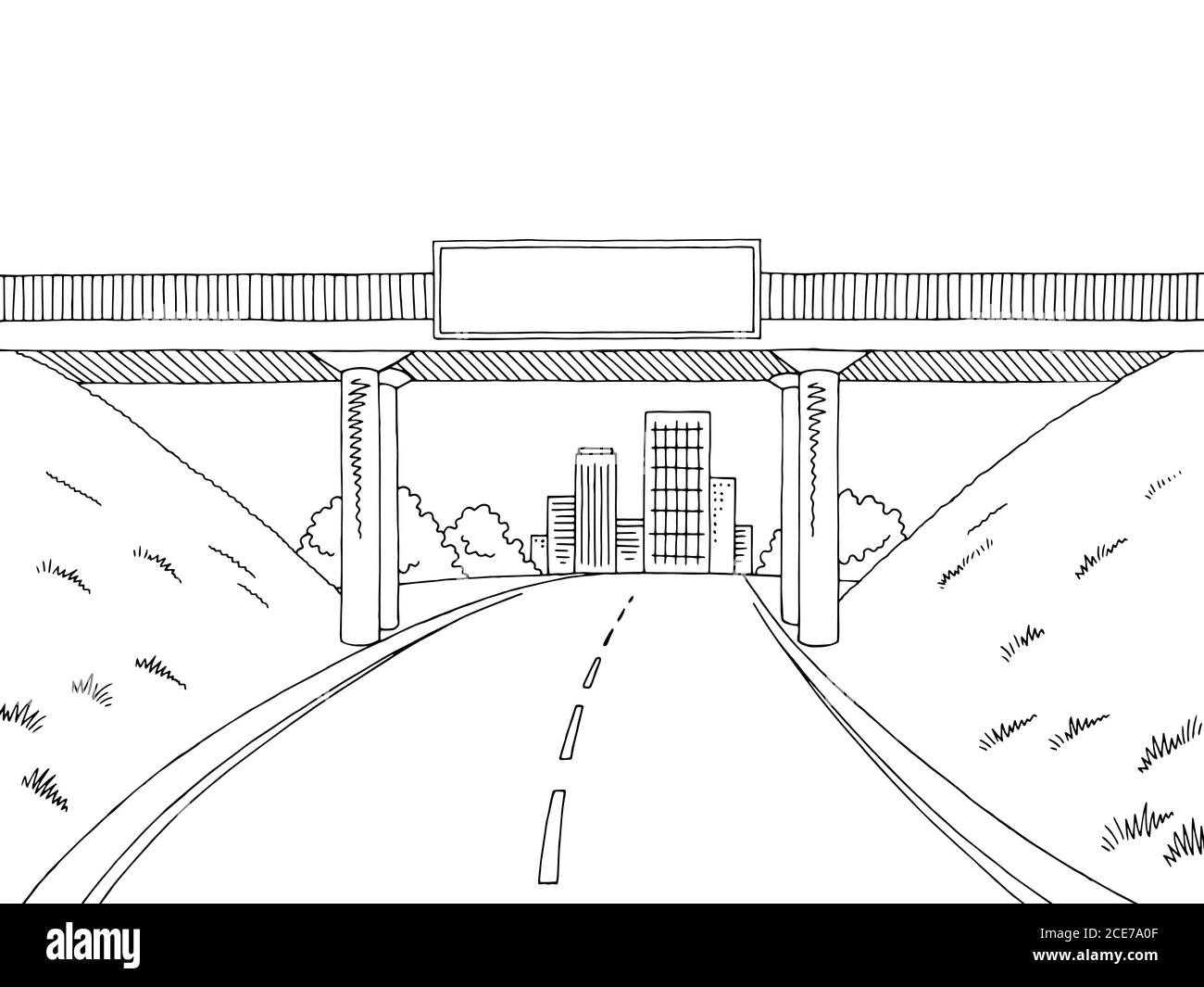 Route de survol Banque d'images détourées - Alamy