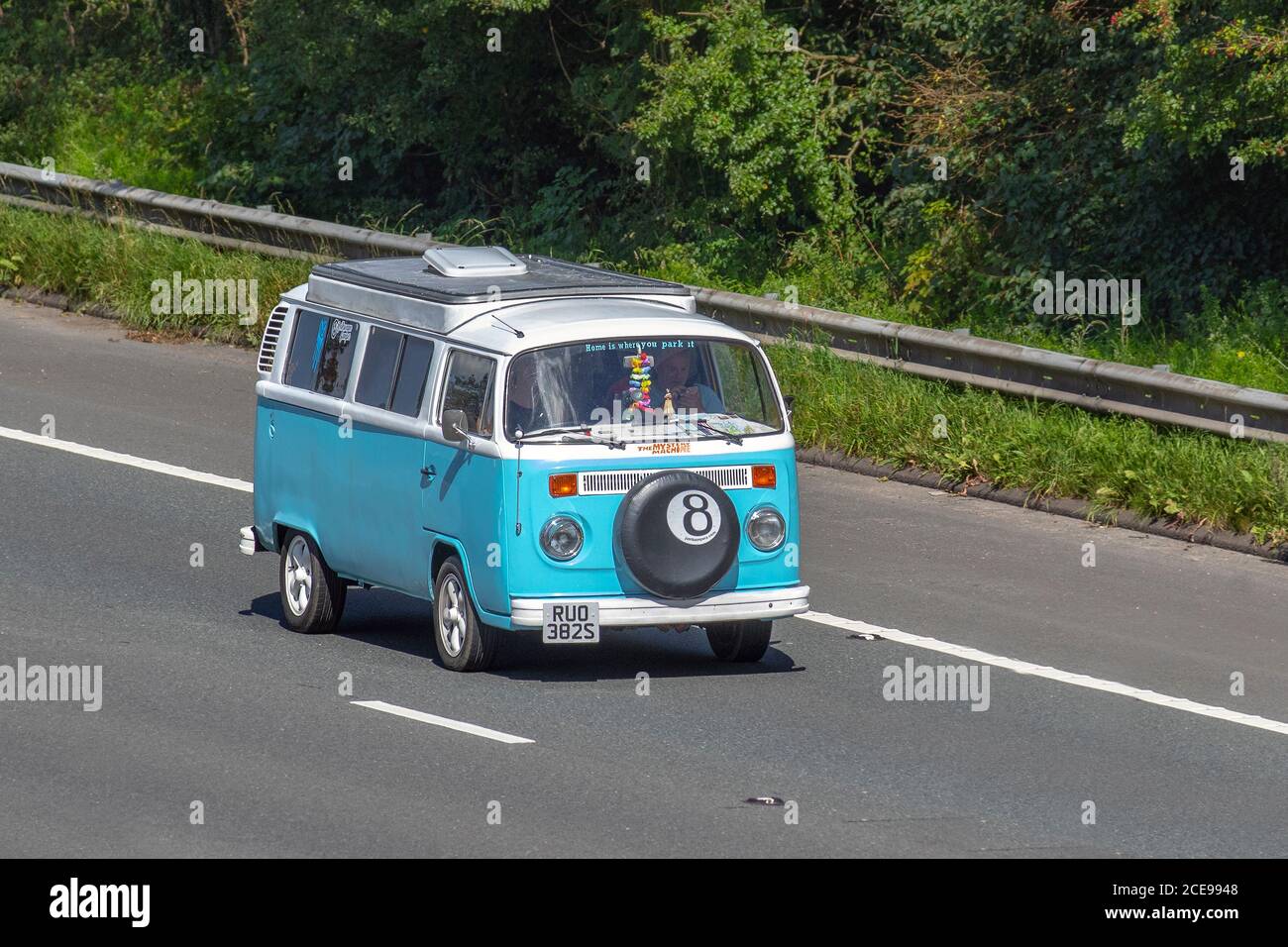 1978 70s bleu blanc VW Volkswagen LIVING VAN; Caravans et Motorhomes ...