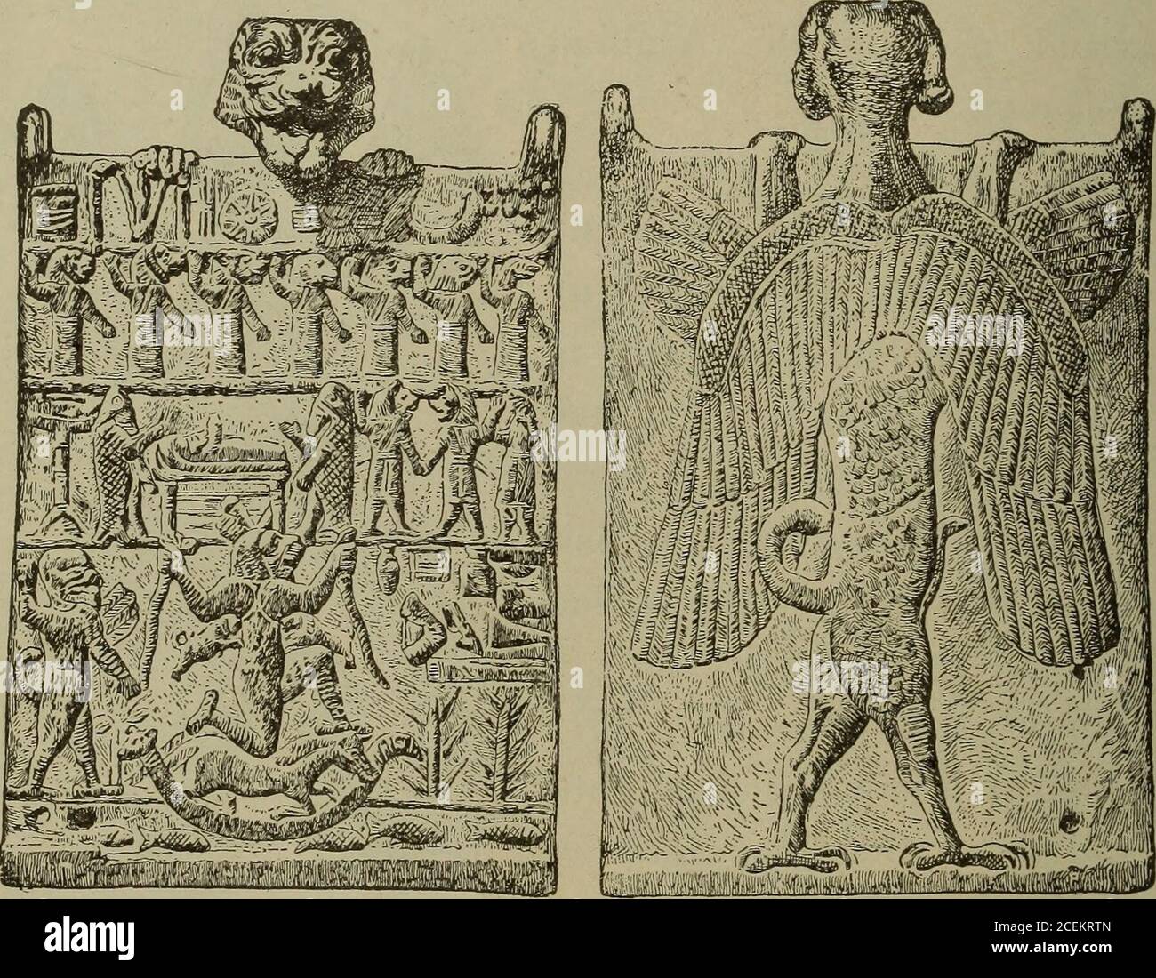 . Babel et Bible;. Figure 53. Diable babylonien. Démon du vent du Sud ...