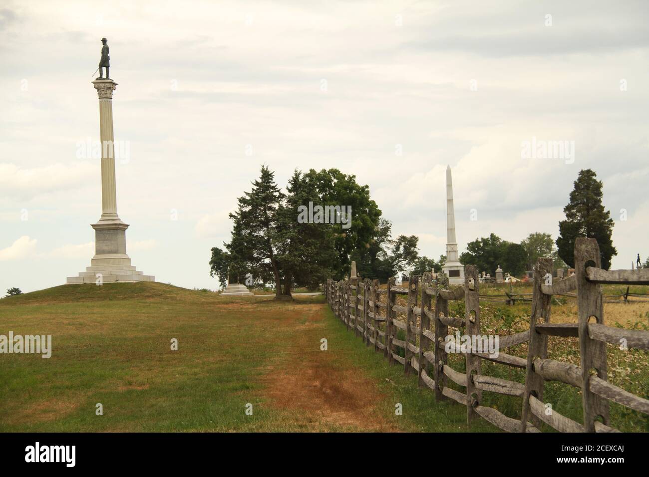 Monument de la guerre civile parc national de gettysburg Banque de ...