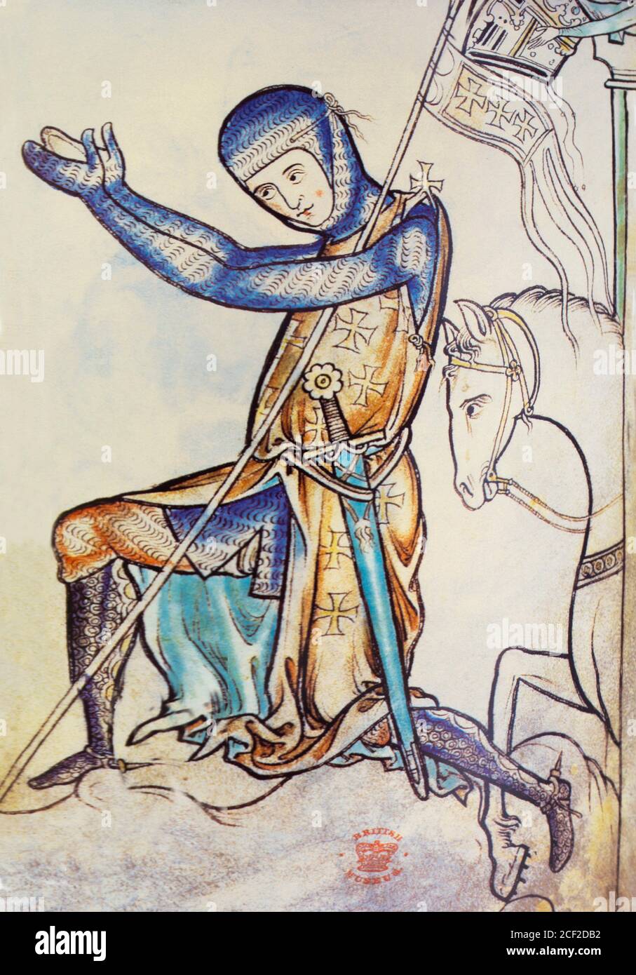 Knight Kneeling Banque d'image et photos - Alamy