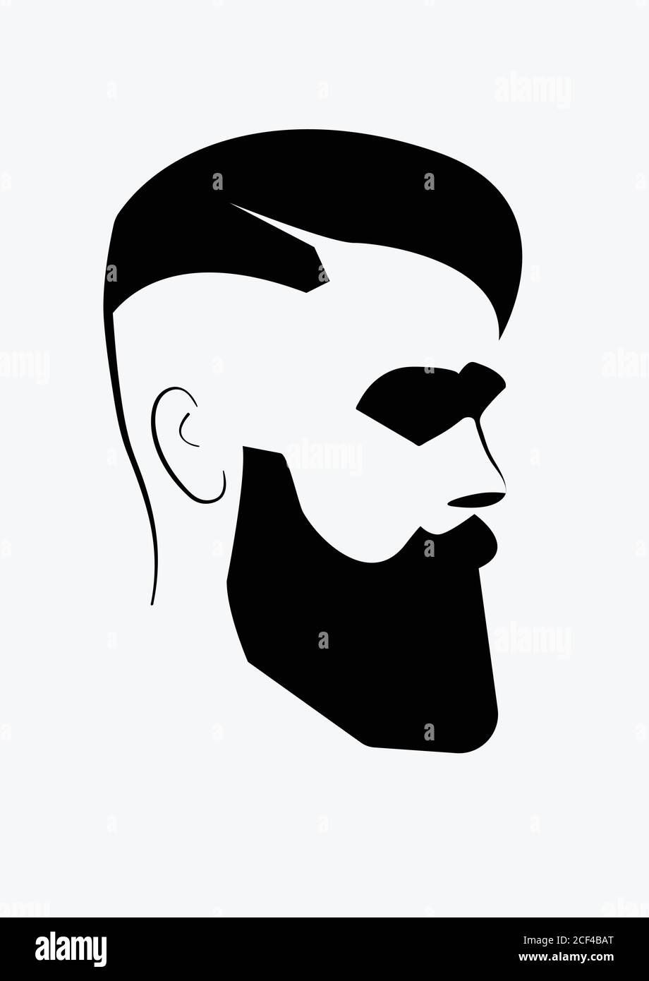 Logo du salon de coiffure pour votre design. Modèle vectoriel pour ...