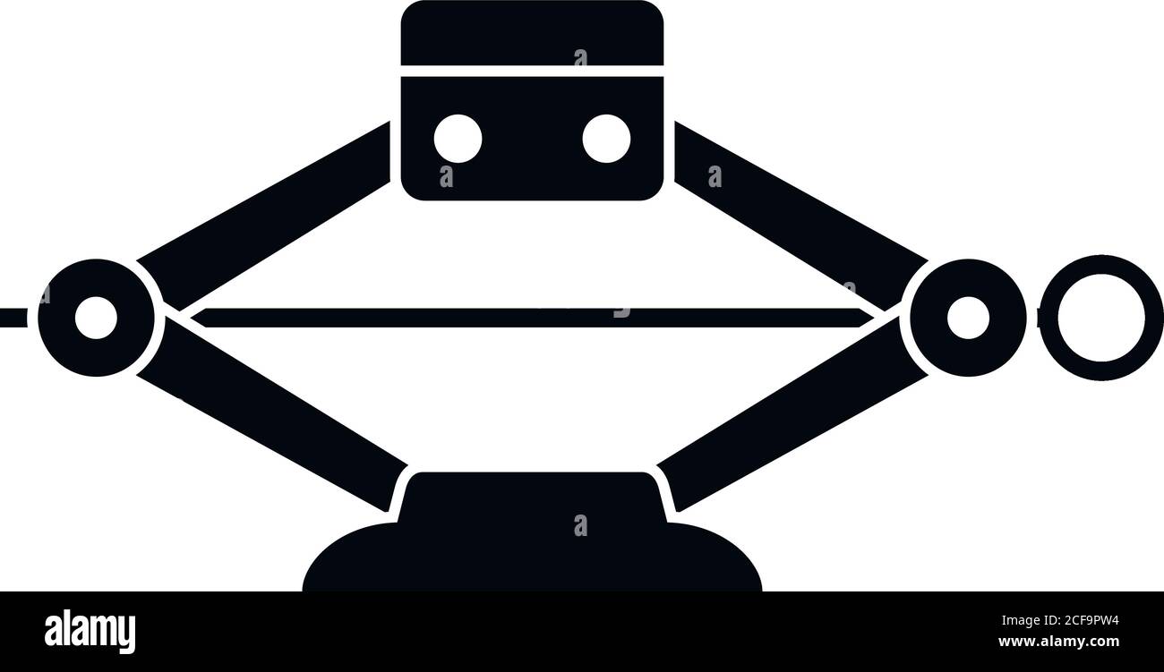Icône de vis de calage de l'équipement. Illustration simple de l ...