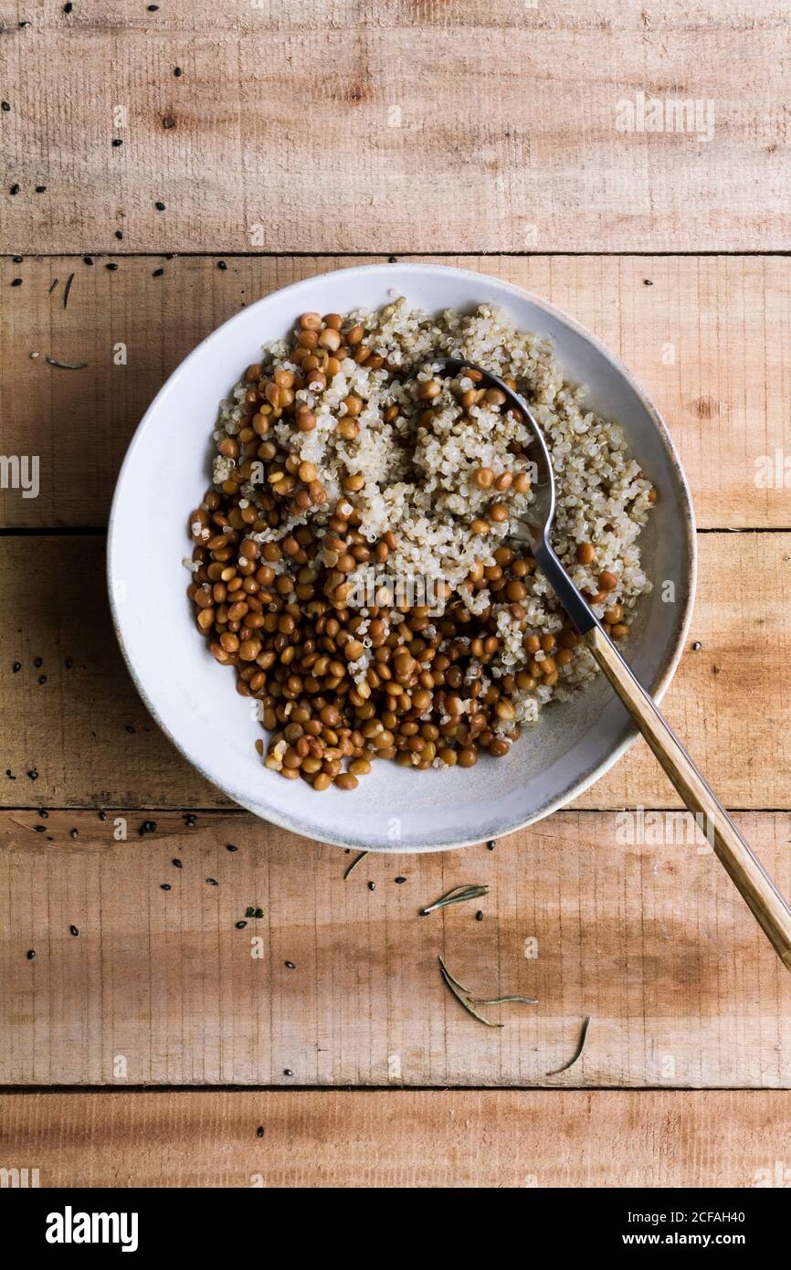 Riz Et Haricots Banque d'image et photos - Alamy