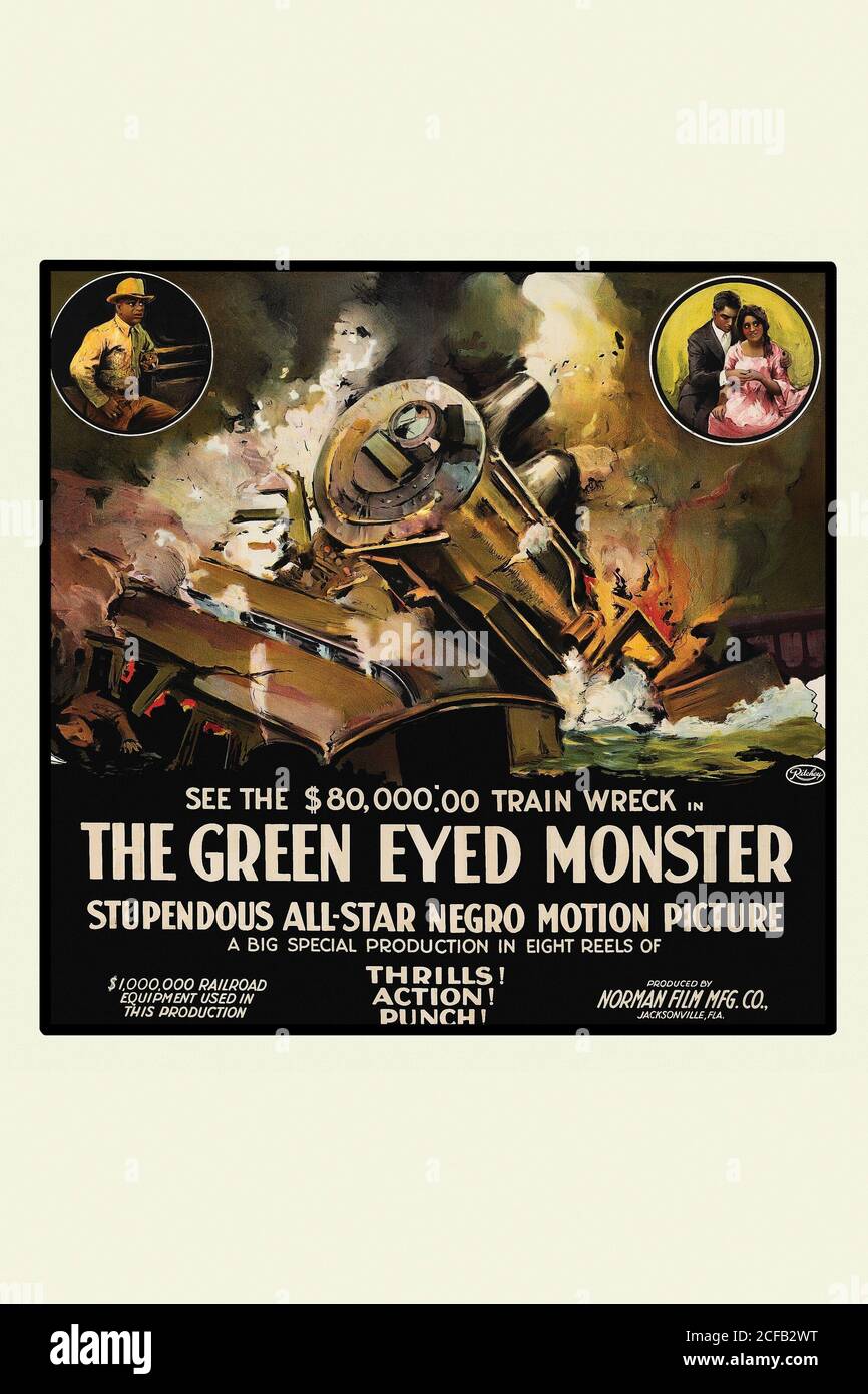 Le monstre aux yeux verts Banque de photographies et d’images à haute ...