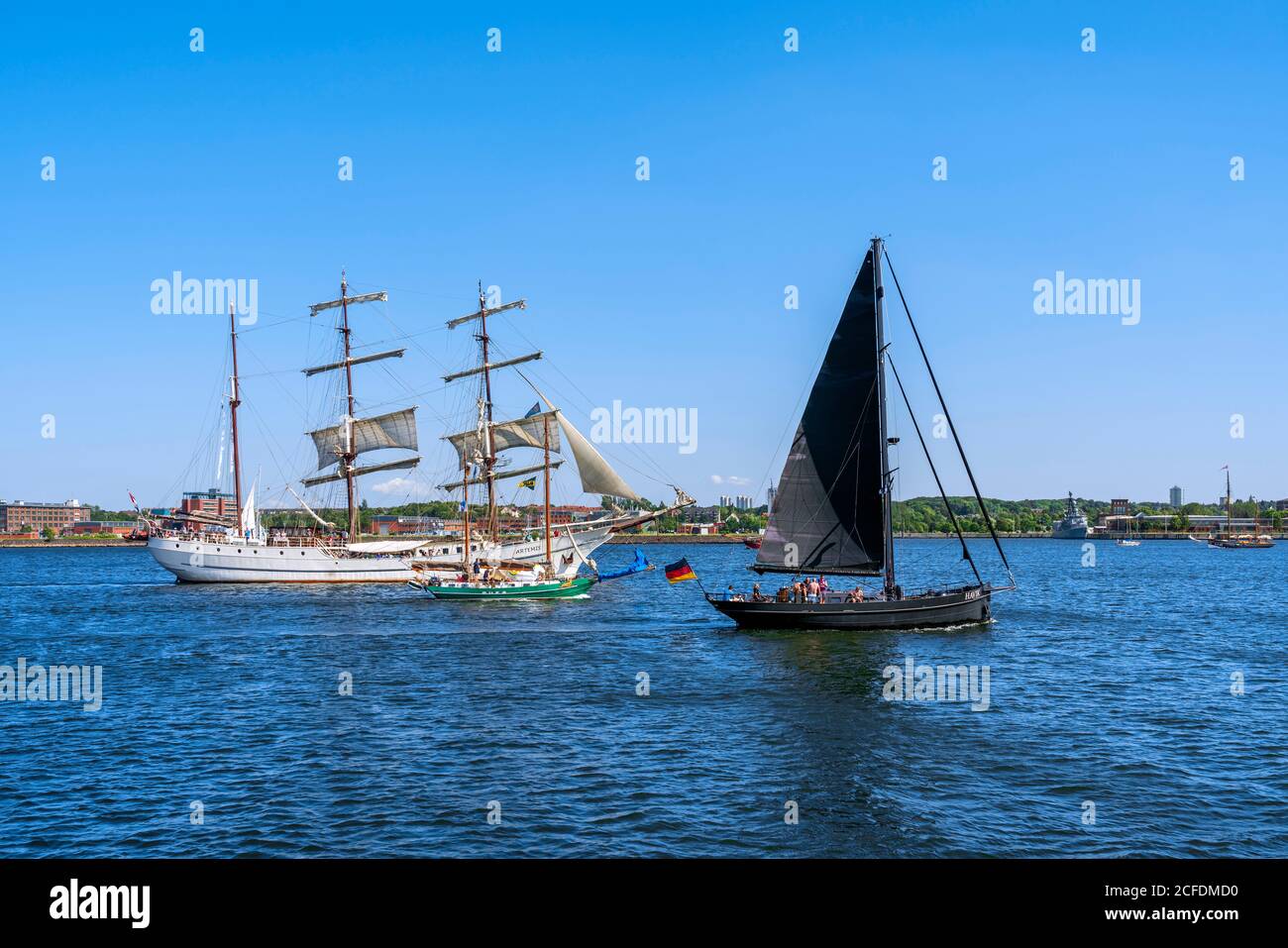 Whaler sailing ship sailing ship Banque de photographies et d’images à ...