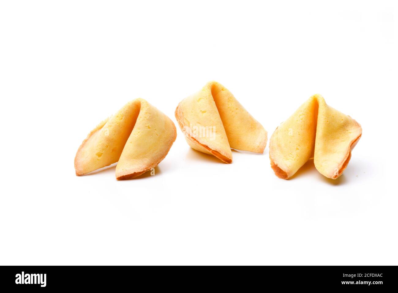 Biscuits de fortune sur blanc Banque de photographies et d’images à ...