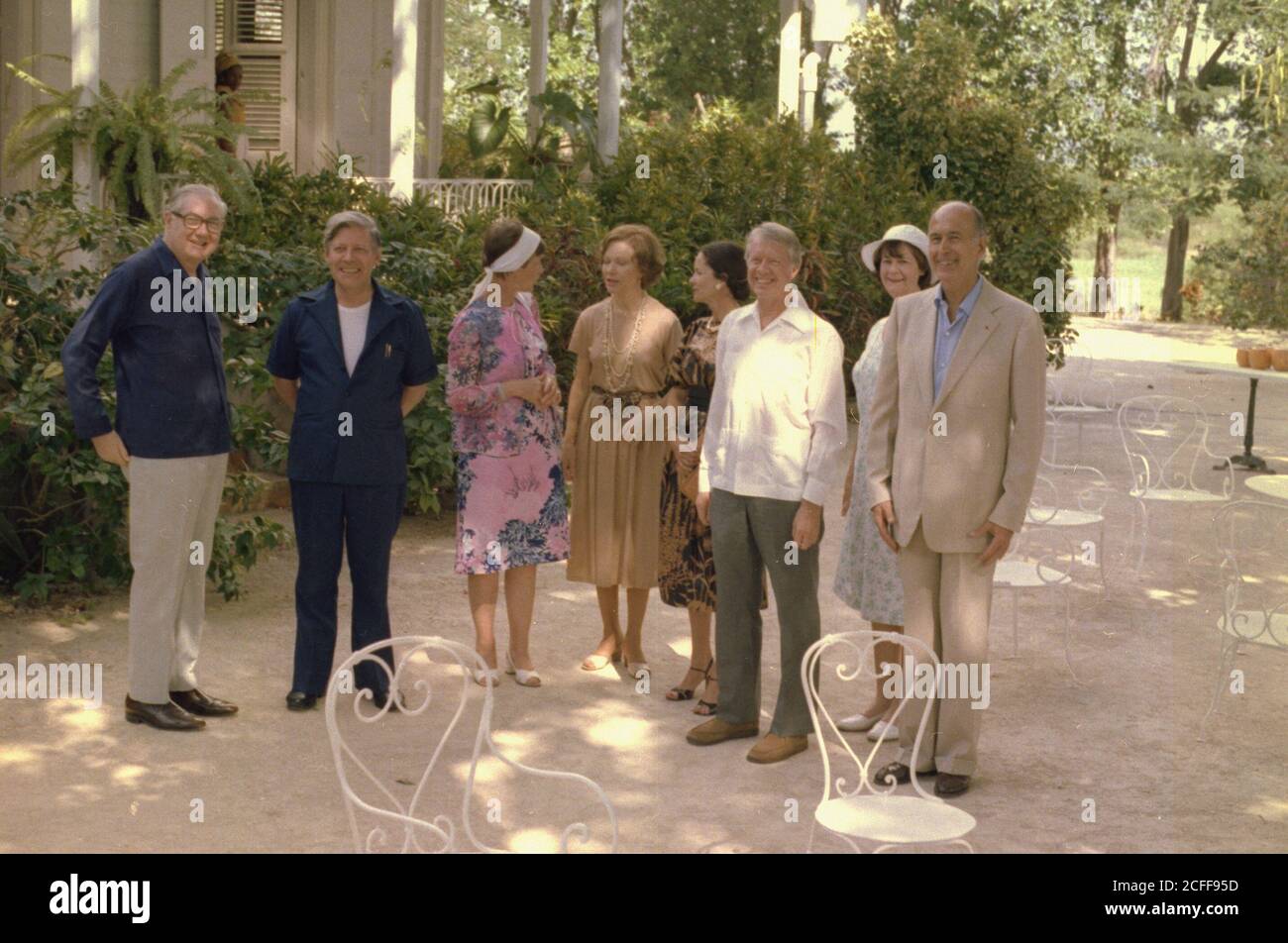 'Helmut Schmidt, James Callaghan, Jimmy carter, Giscard d'Estaing et ...