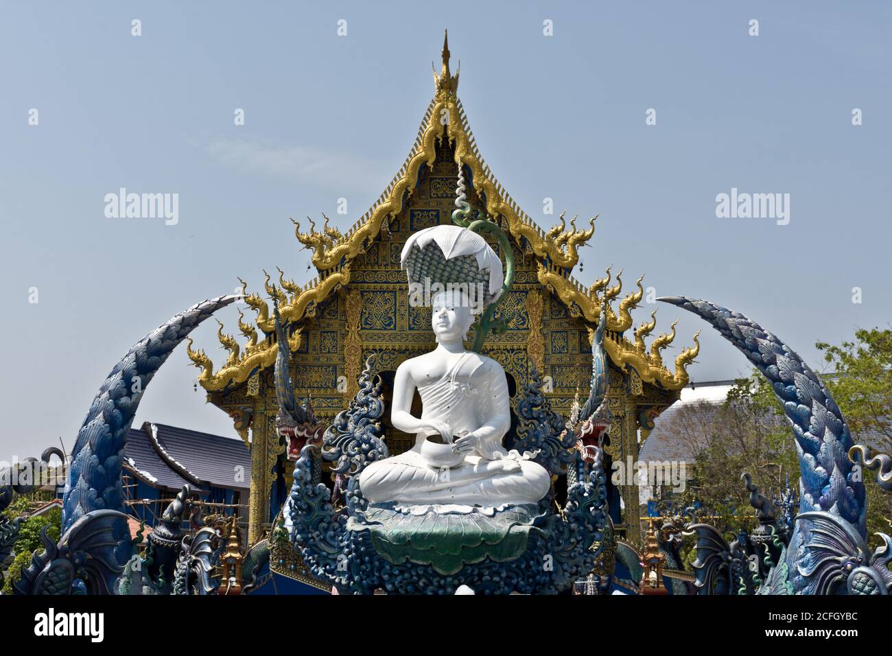 Temple bleu chiang rai Banque de photographies et d’images à haute ...