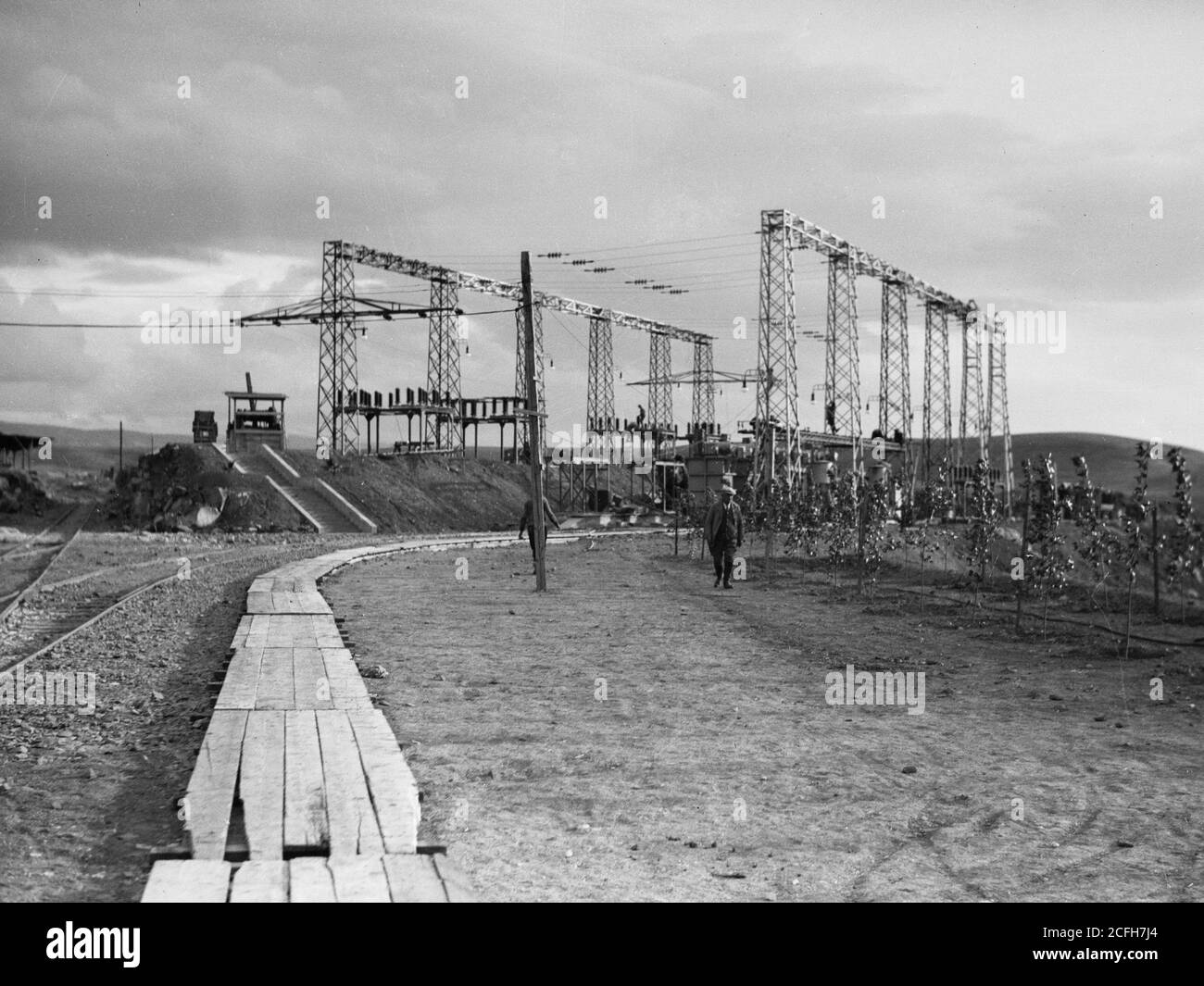 Histoire du Moyen-Orient - la centrale électrique de Palestine Electric ...