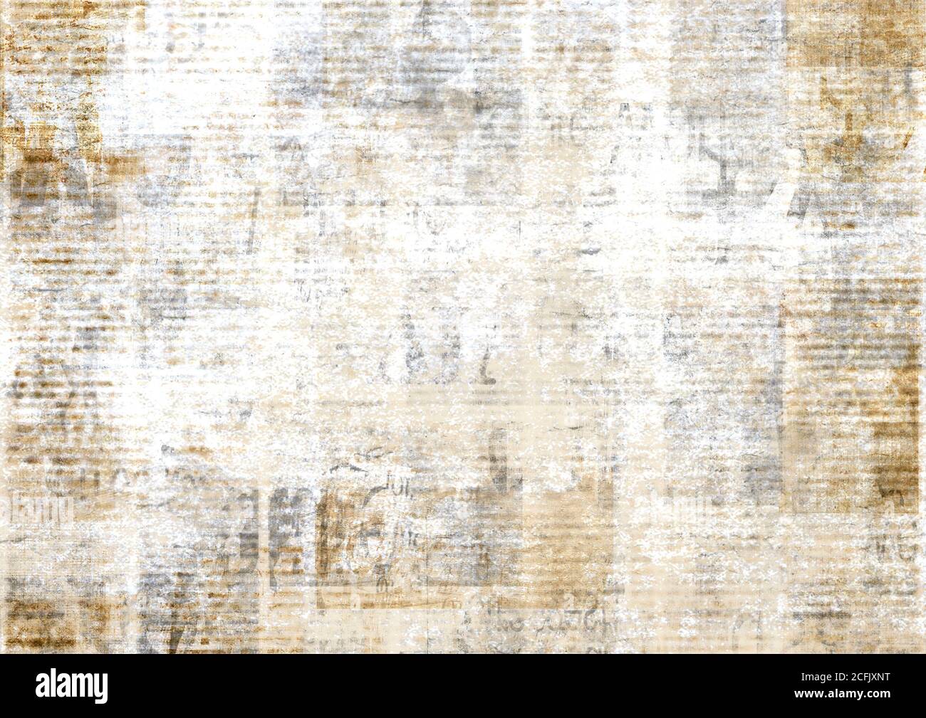 Papier journal à vieux grunge, fond texturé. Arrière-plan flou de ...