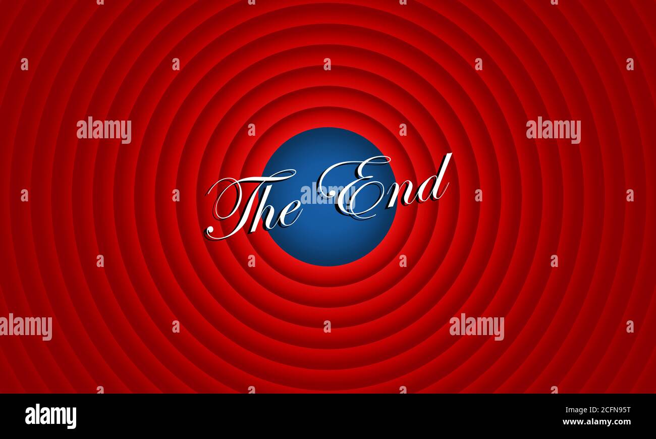 écran de fin de film Banque d'images vectorielles - Alamy