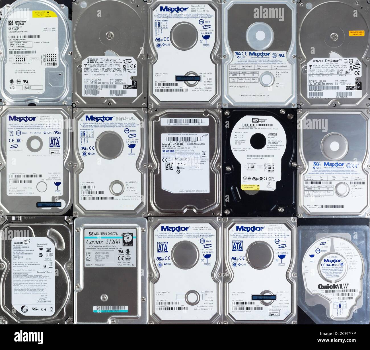 Disques de stockage Banque de photographies et d’images à haute ...