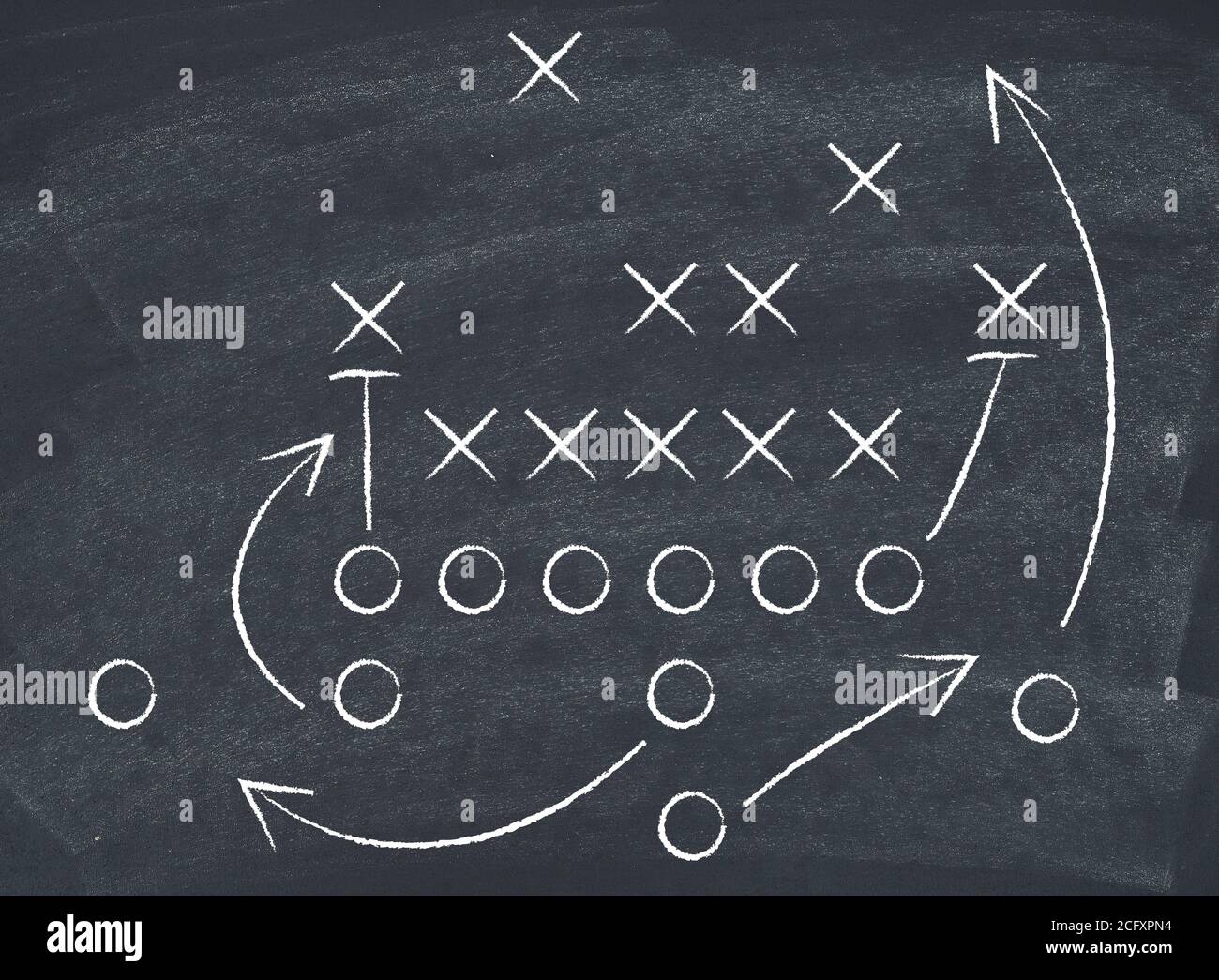 Diagramme de tactique de football Banque de photographies et d’images à ...