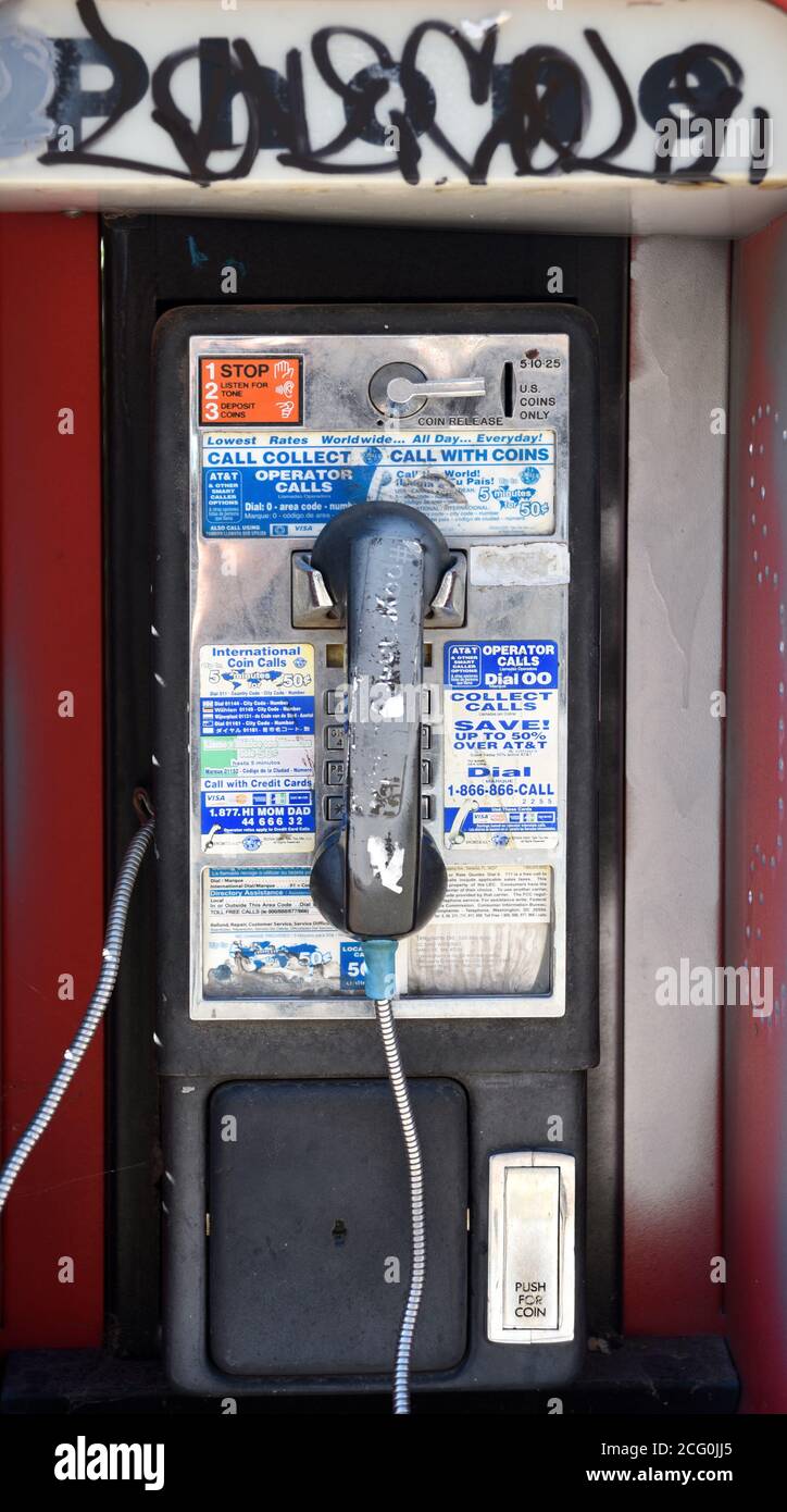 Public phone booth mexico Banque de photographies et d’images à haute ...