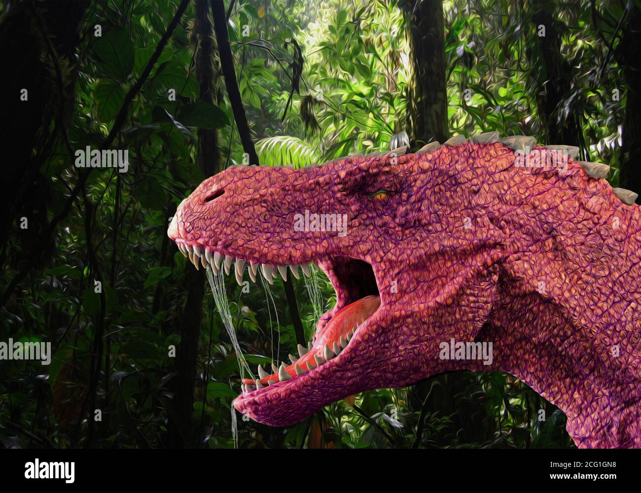 Dinosaure carnivore Banque de photographies et d’images à haute résolution - Alamy