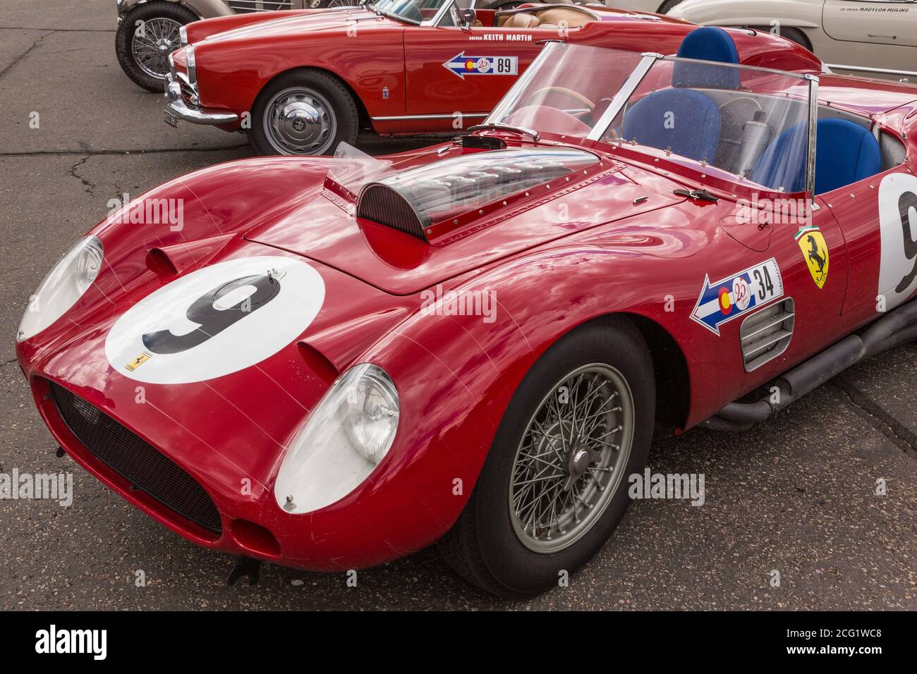 1959 Ferrari Testa Rossa 59/60, ou TR 250. Ancienne voiture de course ...