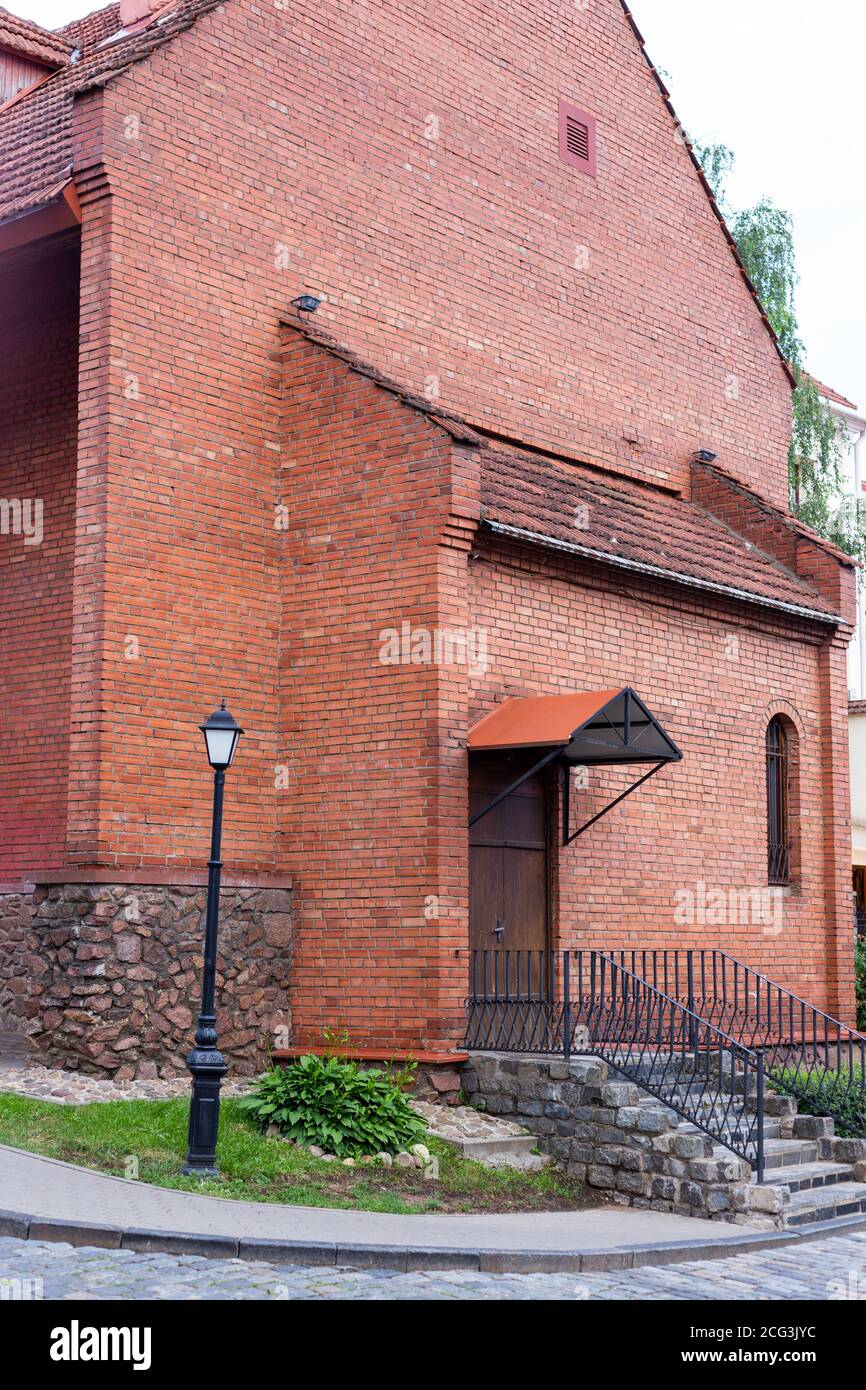 Maison de ville victorienne en briques rouges Banque de photographies ...