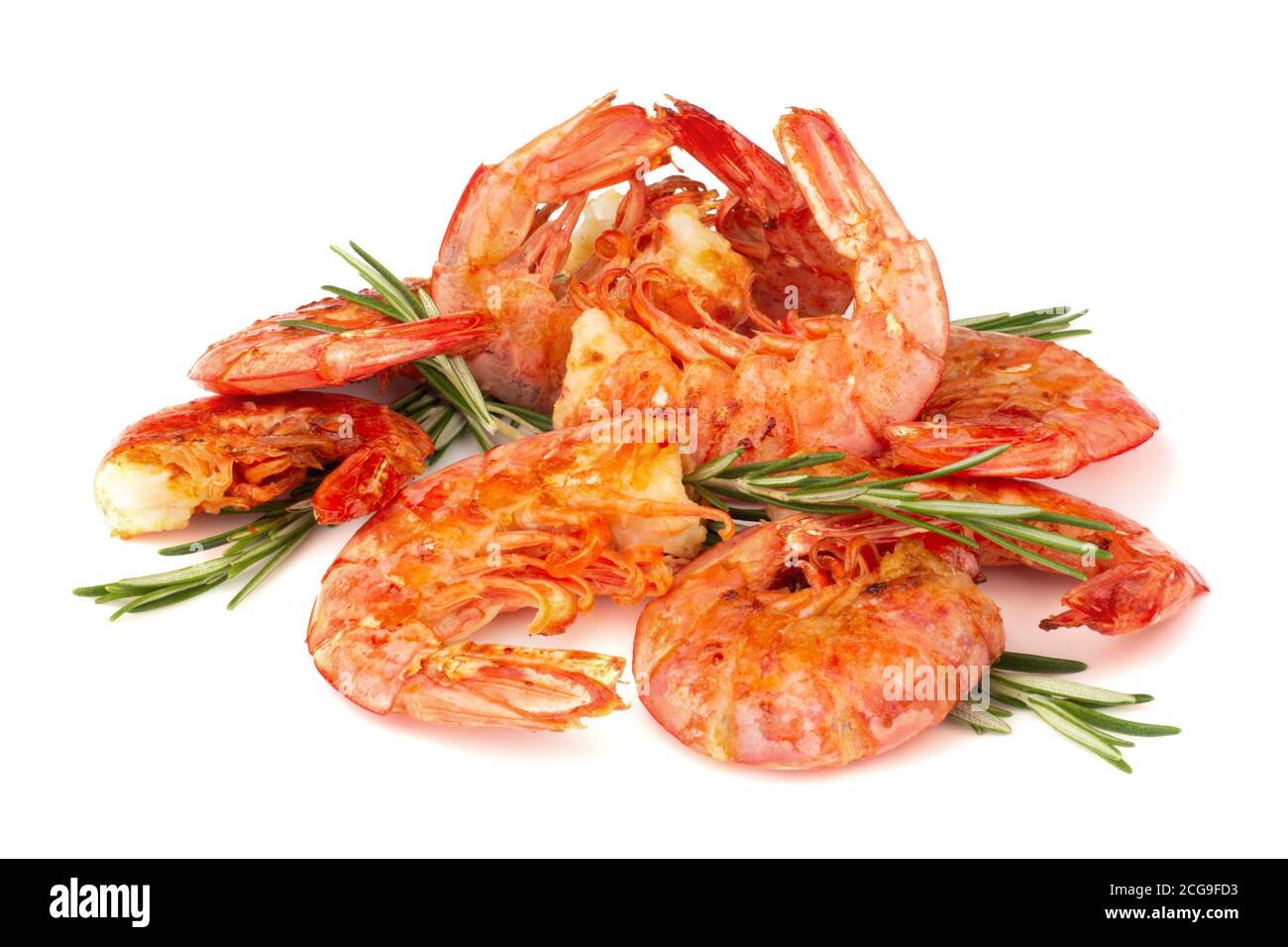 Grosses crevettes cuites Banque de photographies et d’images à haute ...