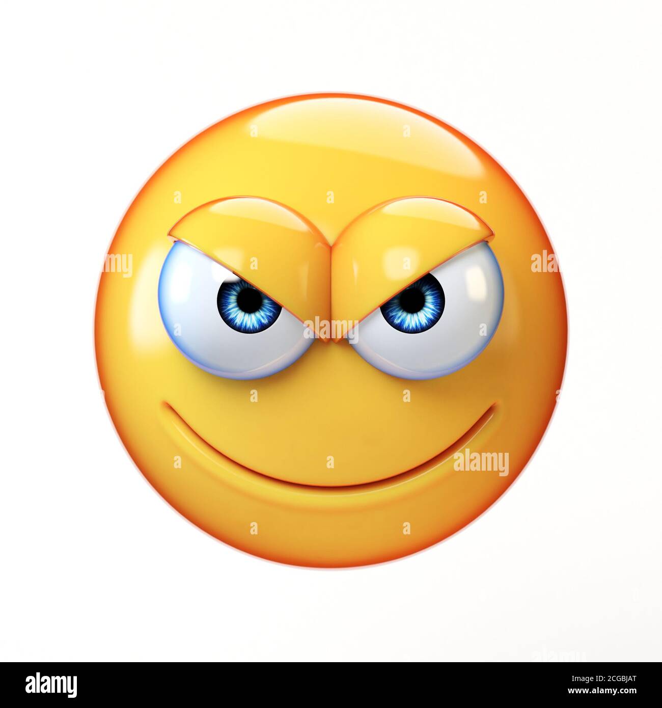 Crazy face emoticon isolated icon Banque de photographies et d’images à ...
