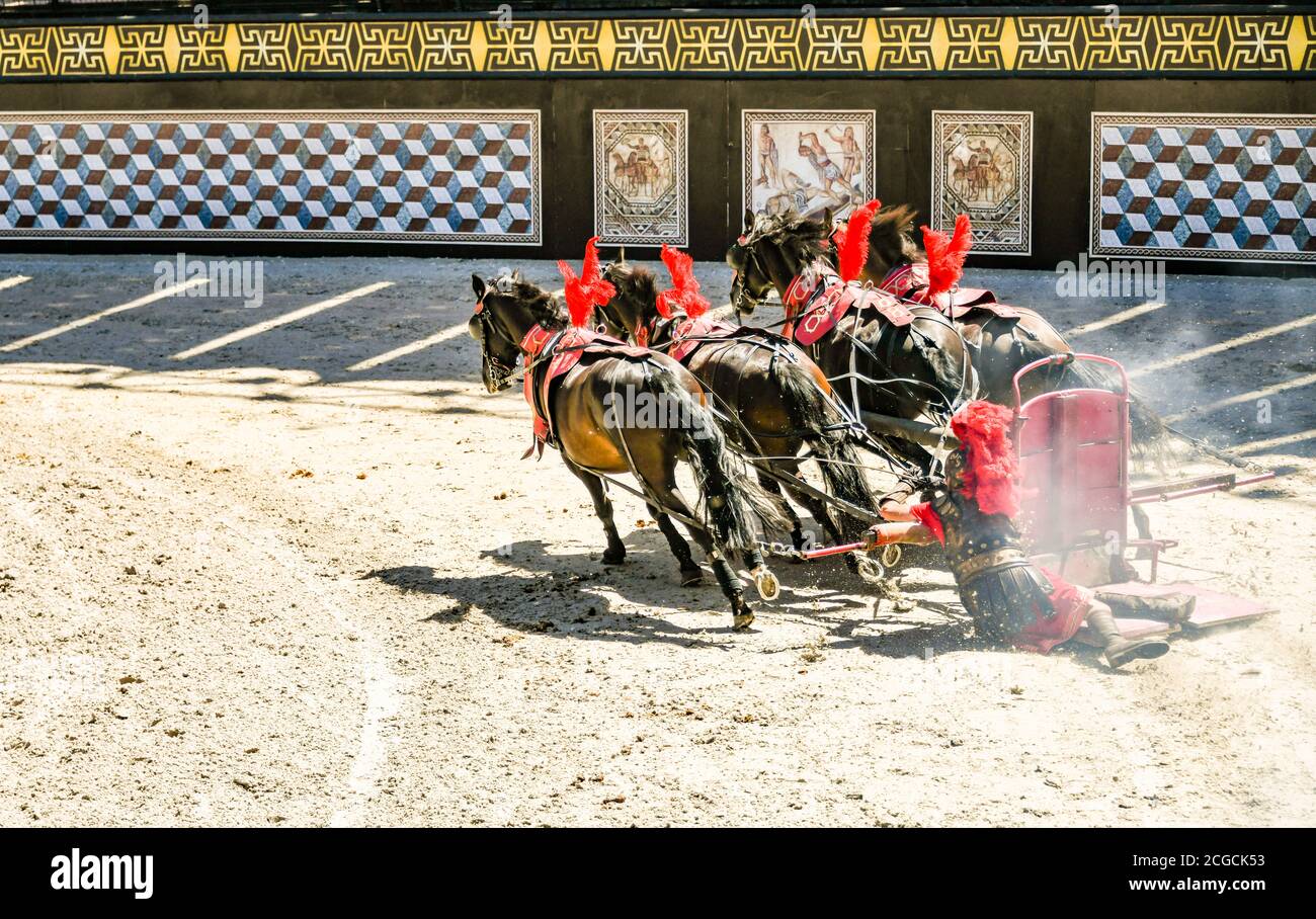 Stade romain de courses de chars Banque de photographies et d’images à ...